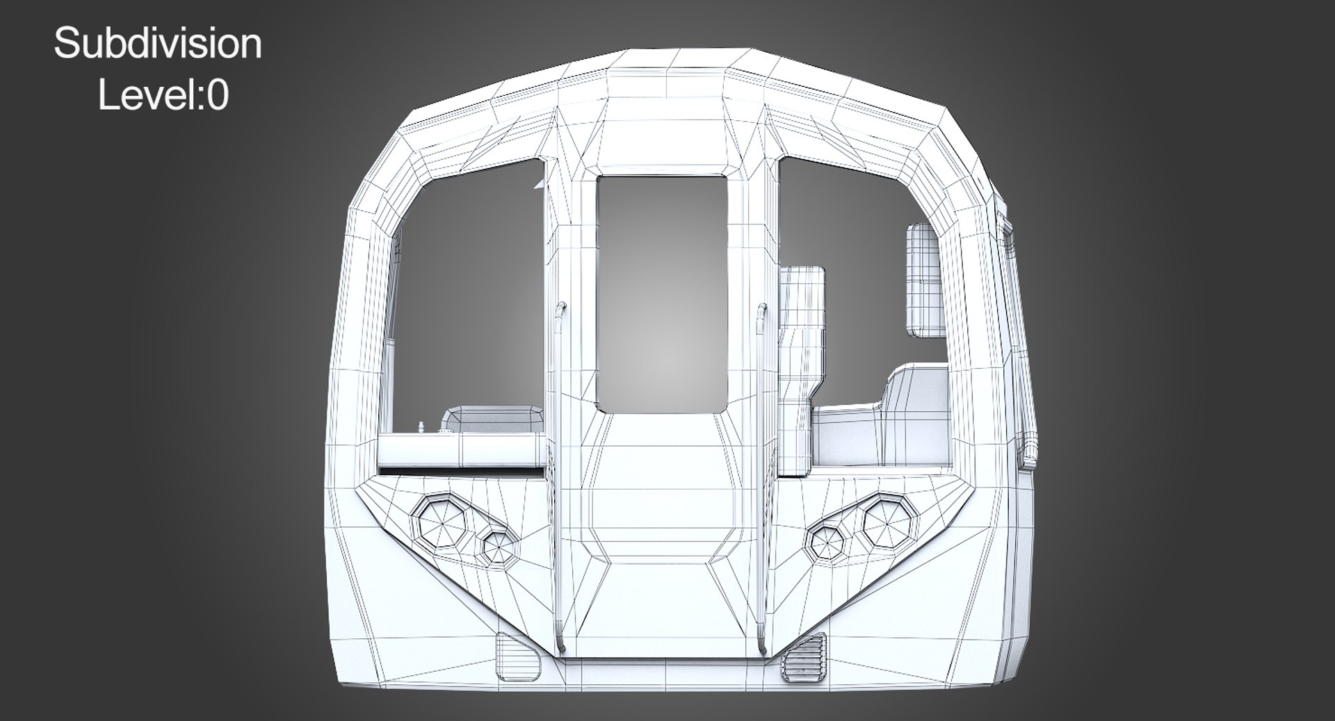 Subway Train Cab 3D Model - TurboSquid 1246204