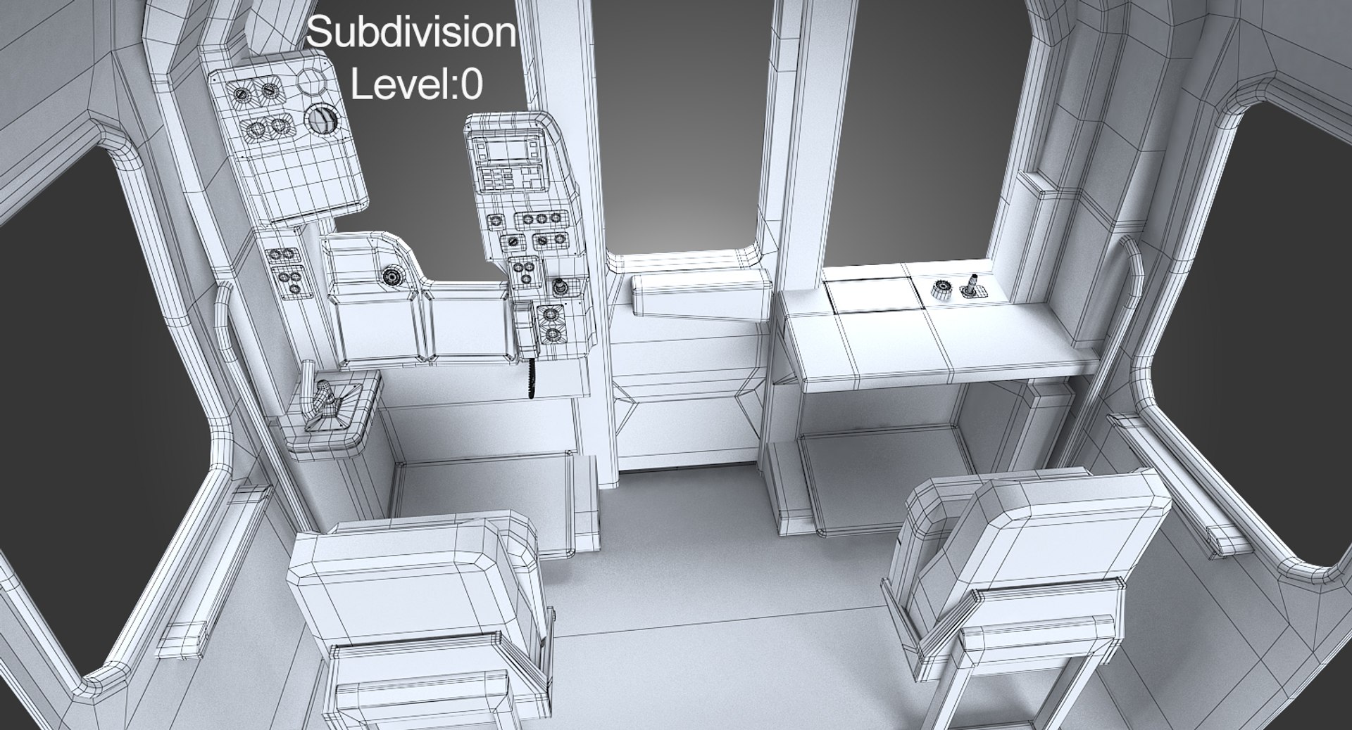 Subway Train Cab 3D Model - TurboSquid 1246204