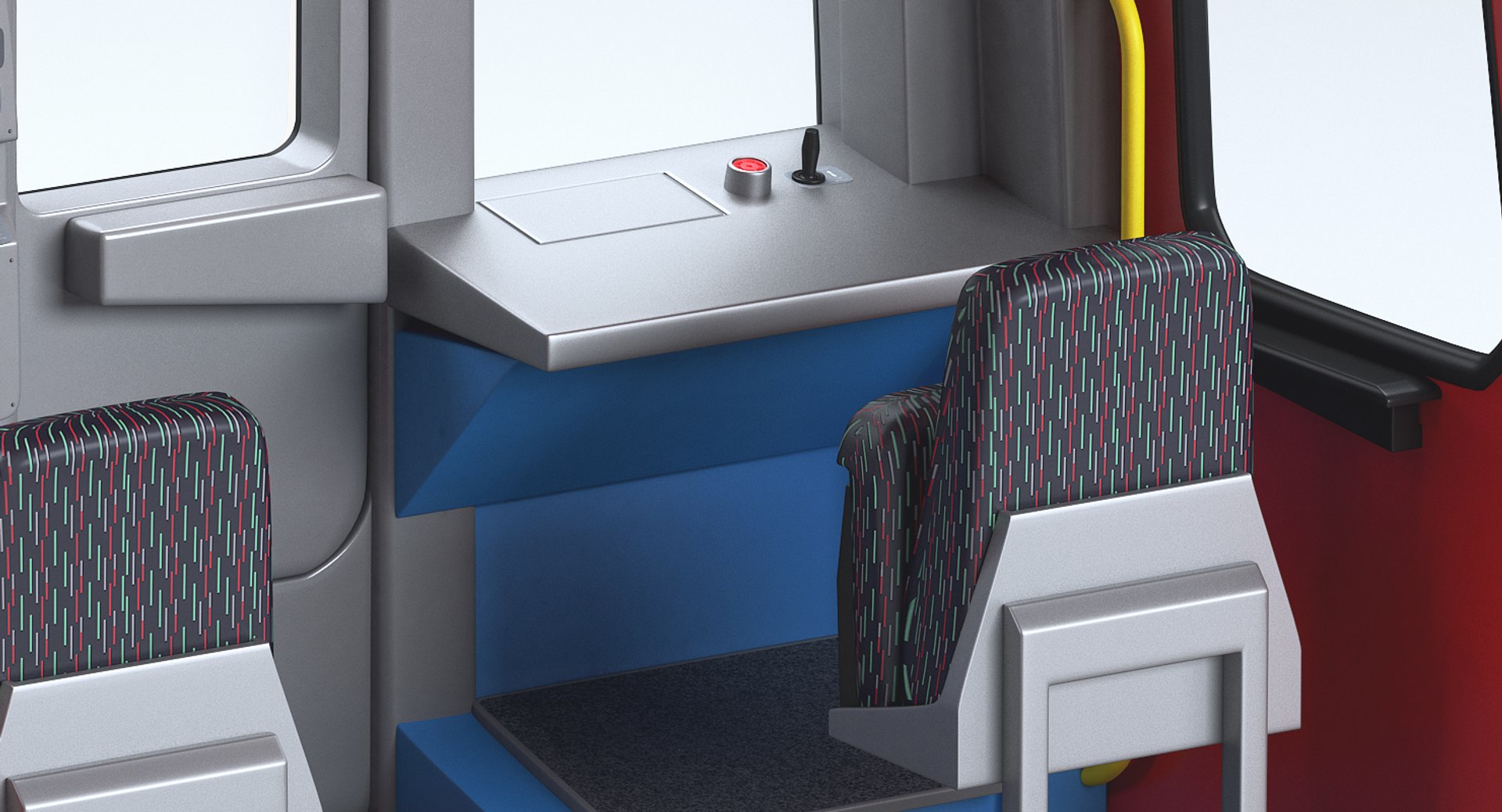 Subway Train Cab 3D Model - TurboSquid 1246204