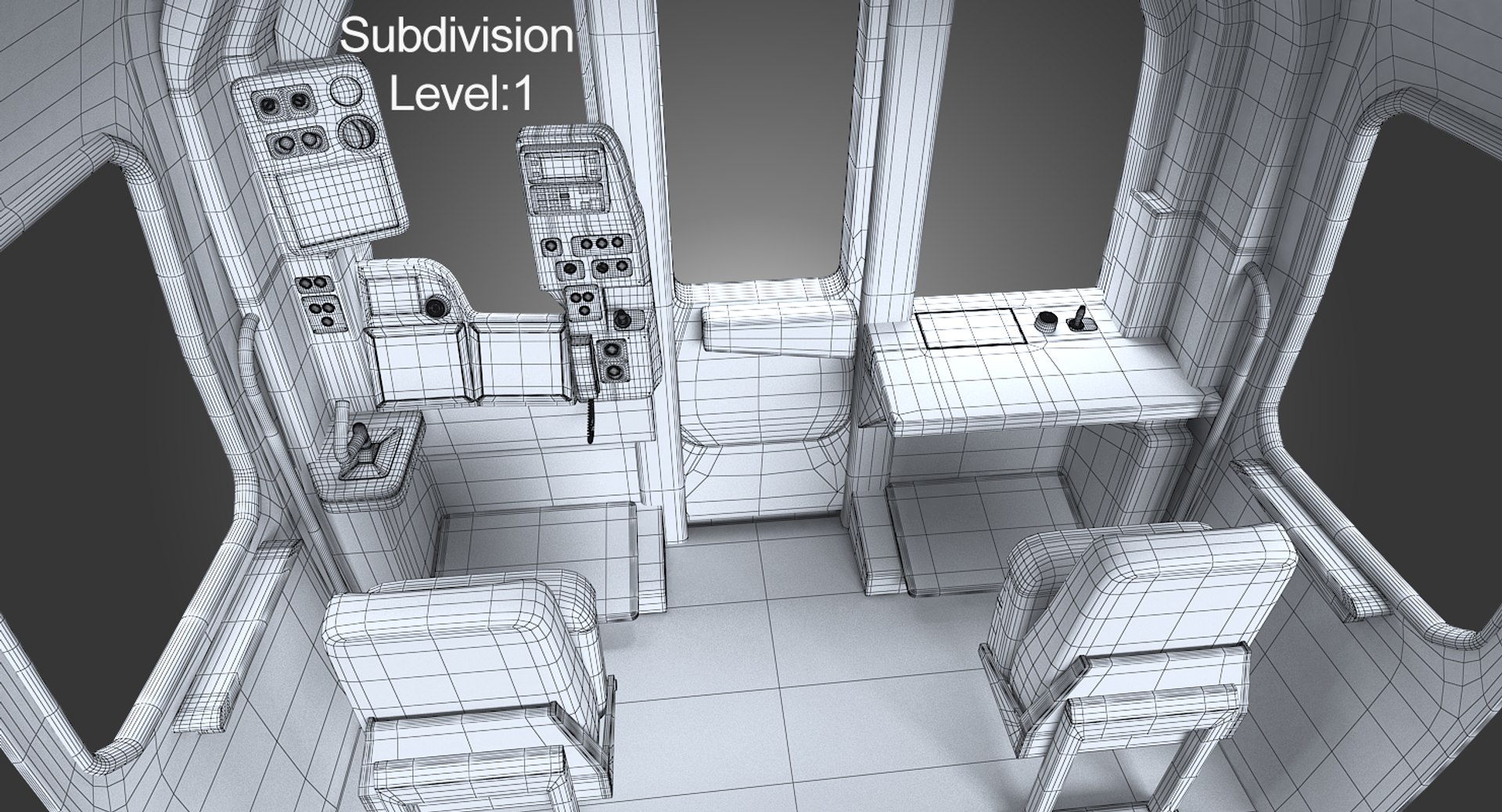Subway Train Cab 3D Model - TurboSquid 1246204