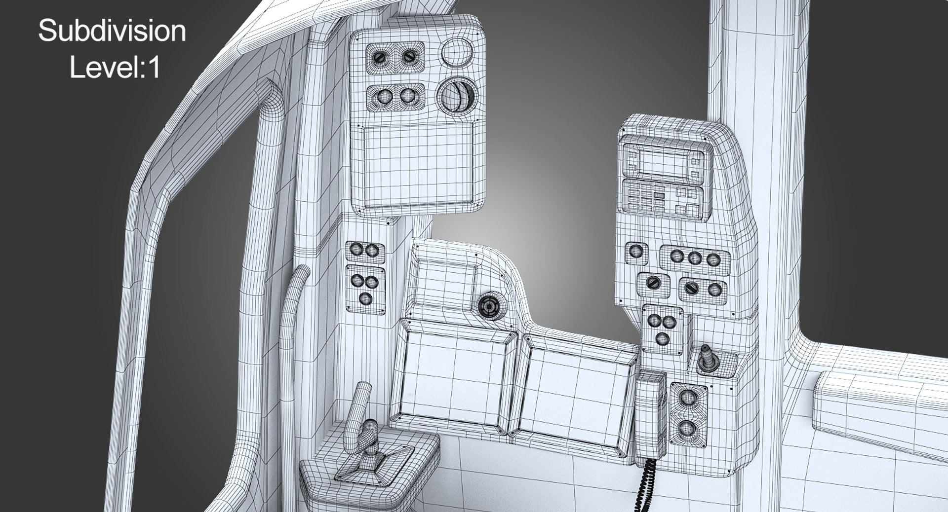 Subway Train Cab 3D Model - TurboSquid 1246204