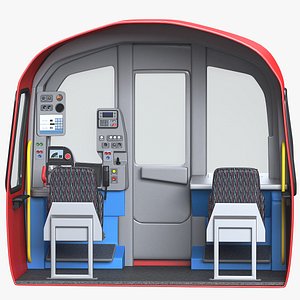 Modern underground train subway 3D model - TurboSquid 1248275