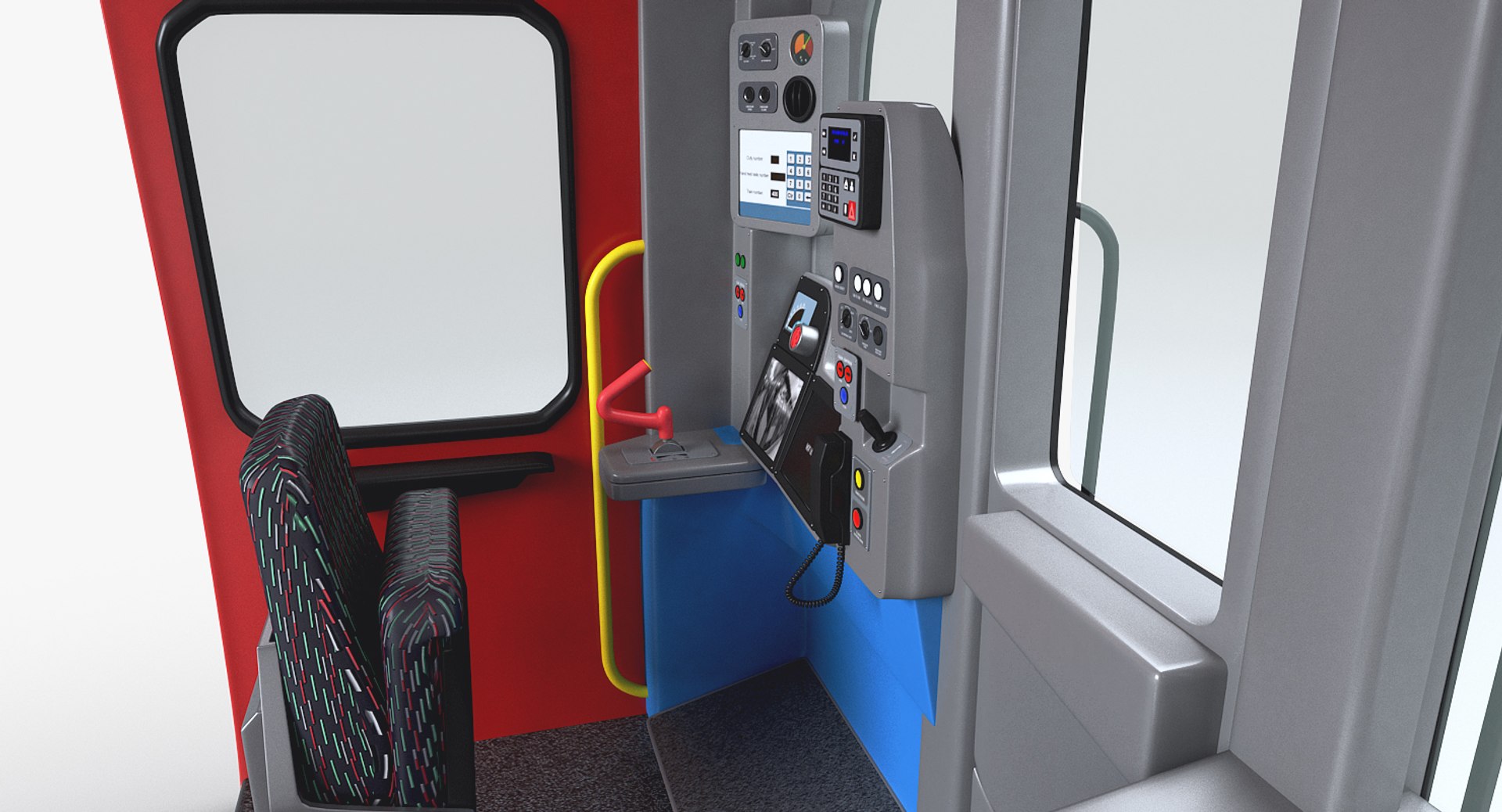 Subway Train Cab 3D Model - TurboSquid 1246204