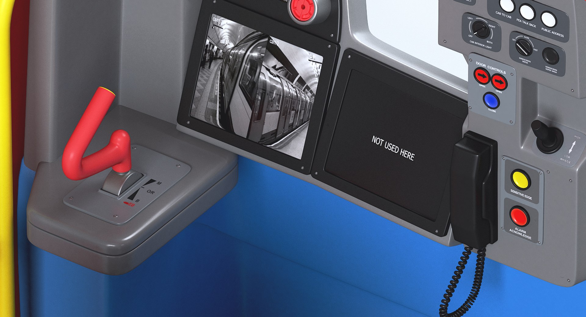 Subway Train Cab 3D Model - TurboSquid 1246204