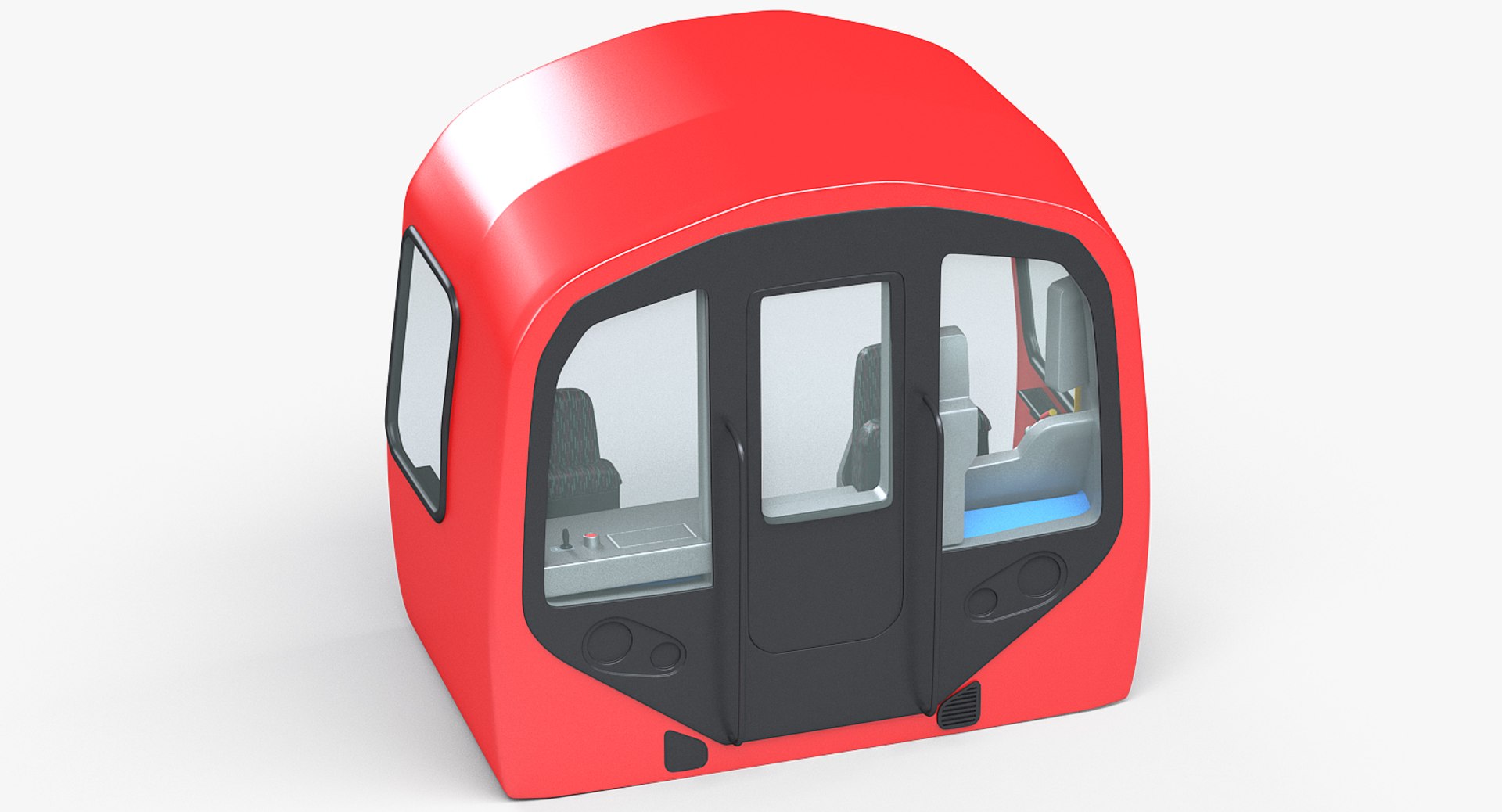 Subway Train Cab 3D Model - TurboSquid 1246204