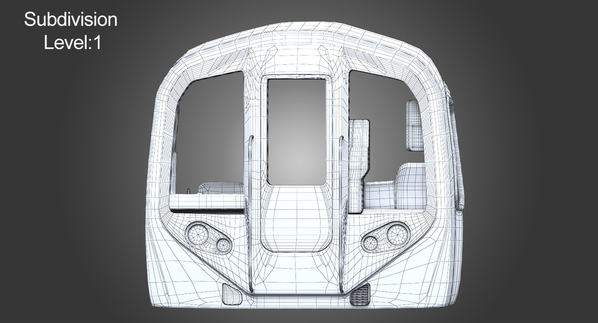 Subway Train Cab 3D Model - TurboSquid 1246204