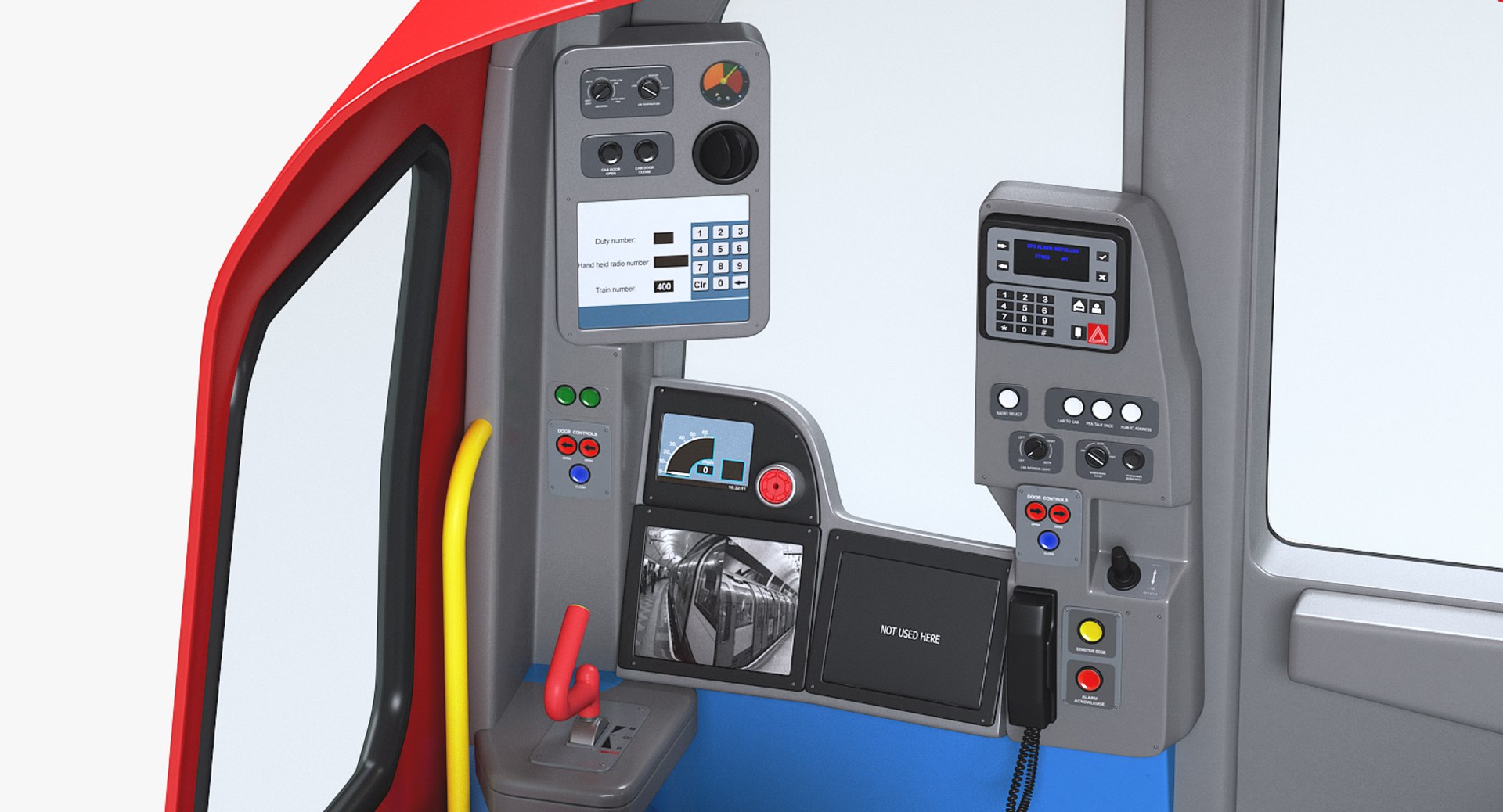 Subway Train Cab 3D Model - TurboSquid 1246204