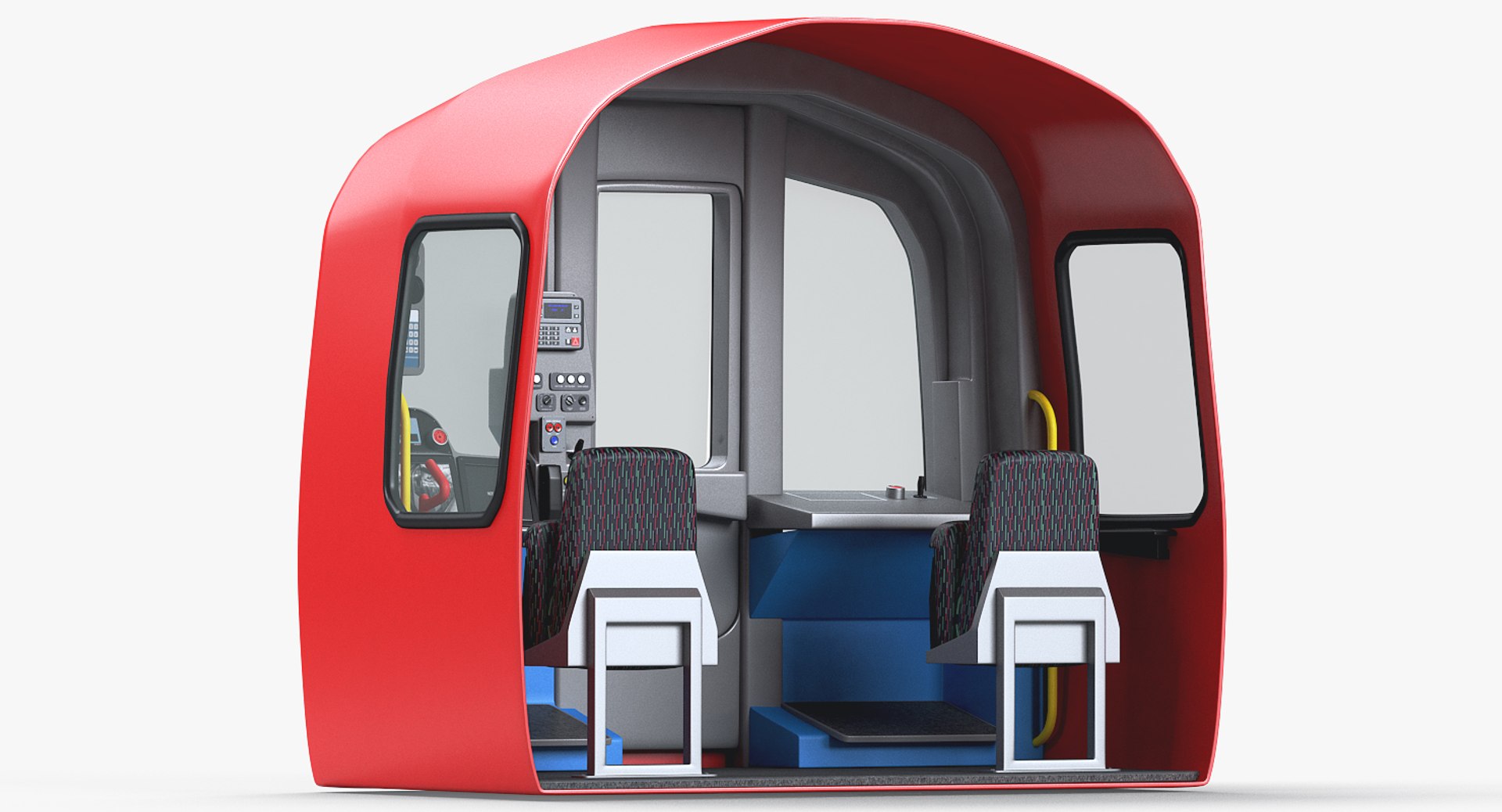 Subway Train Cab 3D Model - TurboSquid 1246204