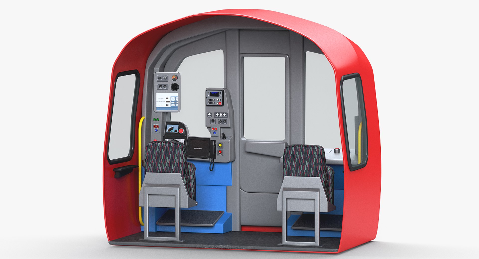 Subway Train Cab 3D Model - TurboSquid 1246204