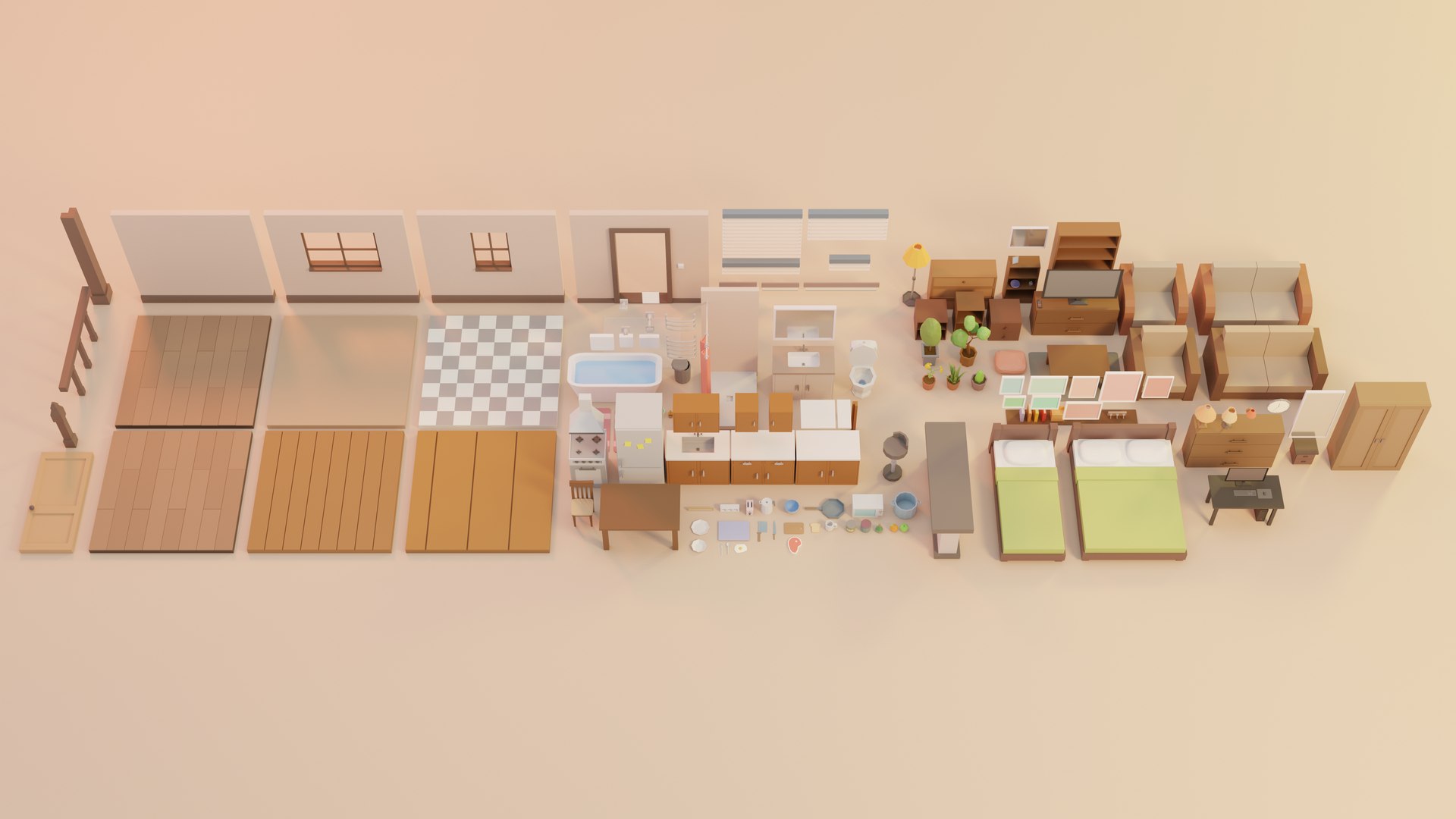 3D Assets Pack Games Interior - TurboSquid 1491668 3D Assets Pack Games Interior - TurboSquid 1491668
