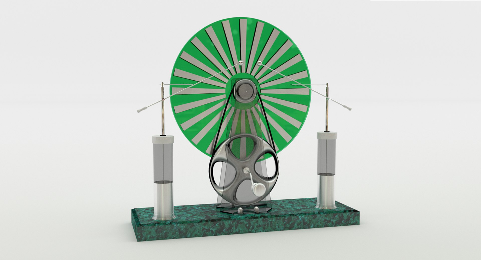 3D wimshurst machine - TurboSquid 1173805