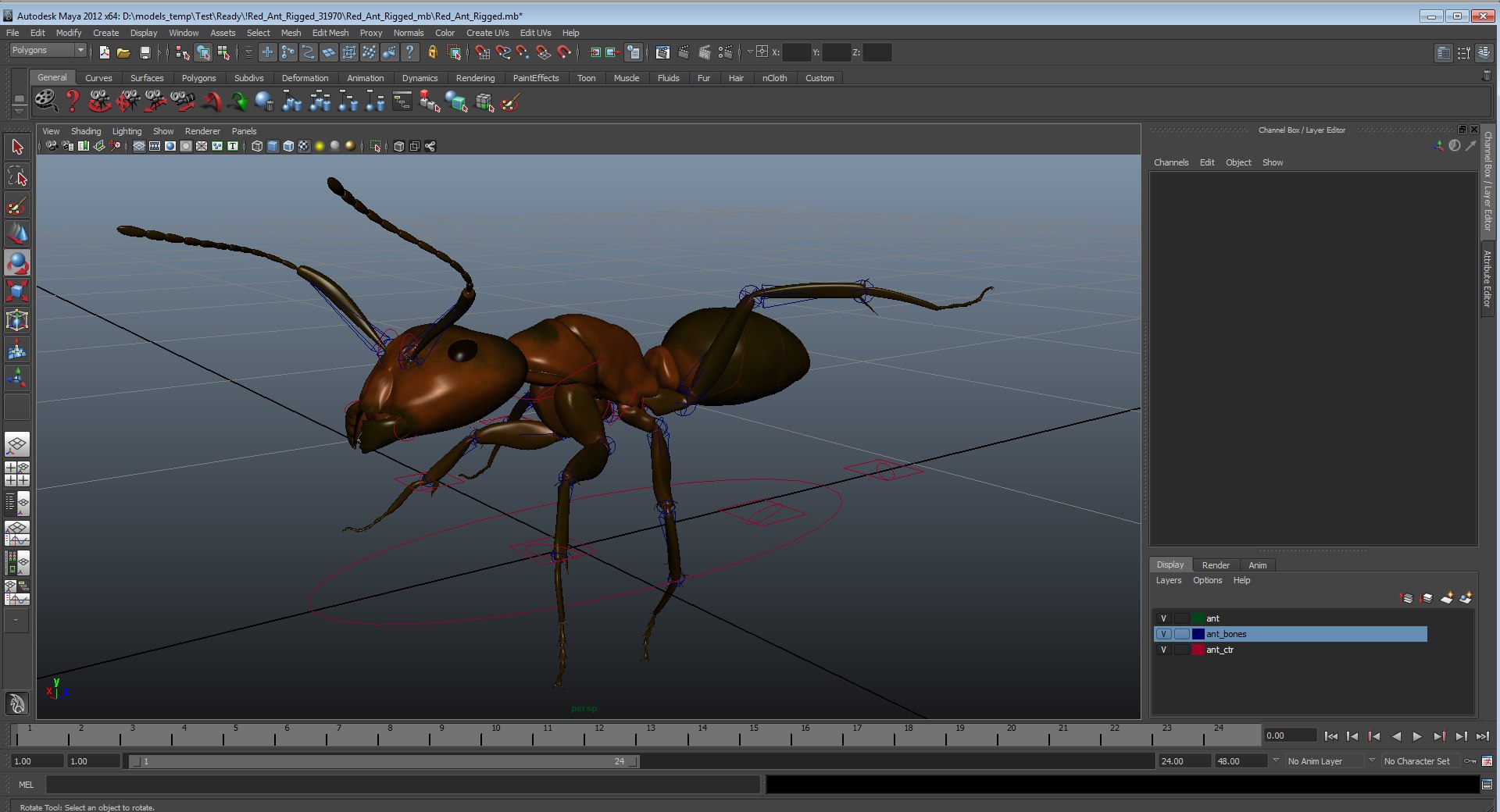 red ant rigged ma