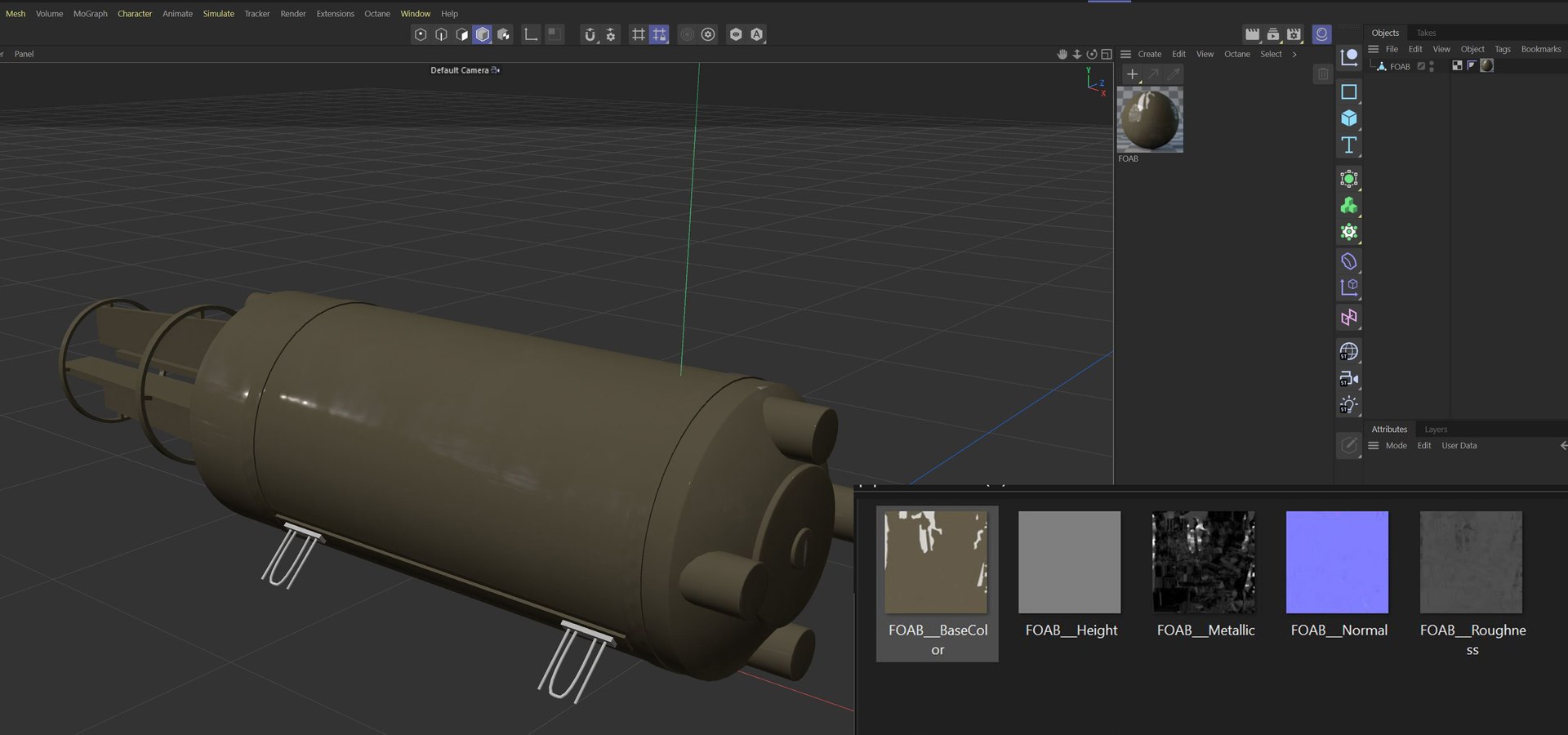 FOAB Bomb 3D Model - TurboSquid 2225468