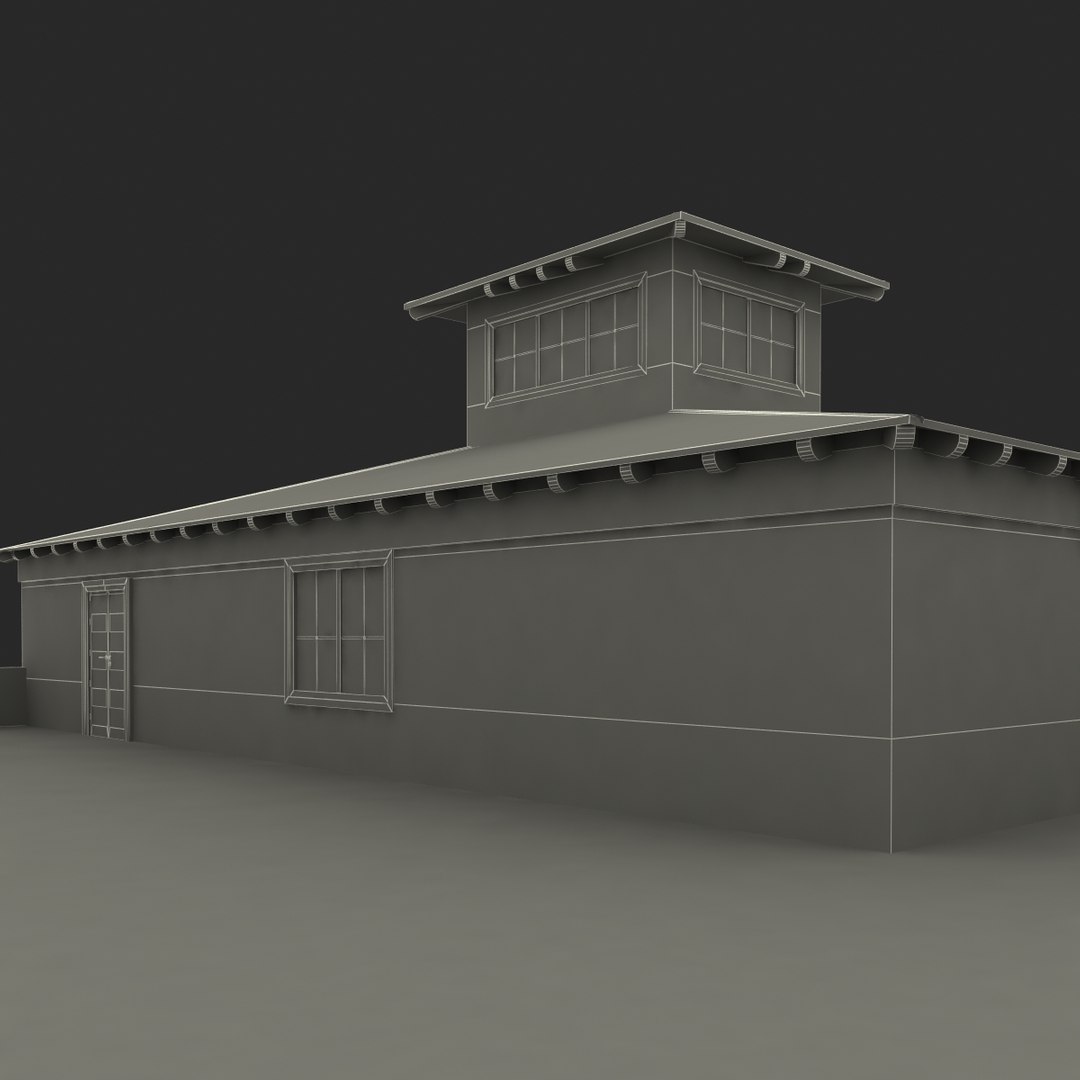 Realistic Police Dept Station 3d Max