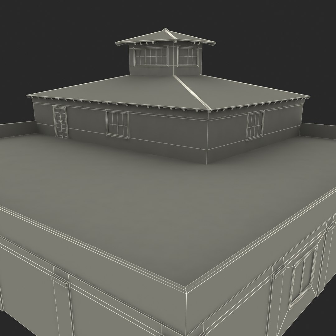 Realistic Police Dept Station 3d Max