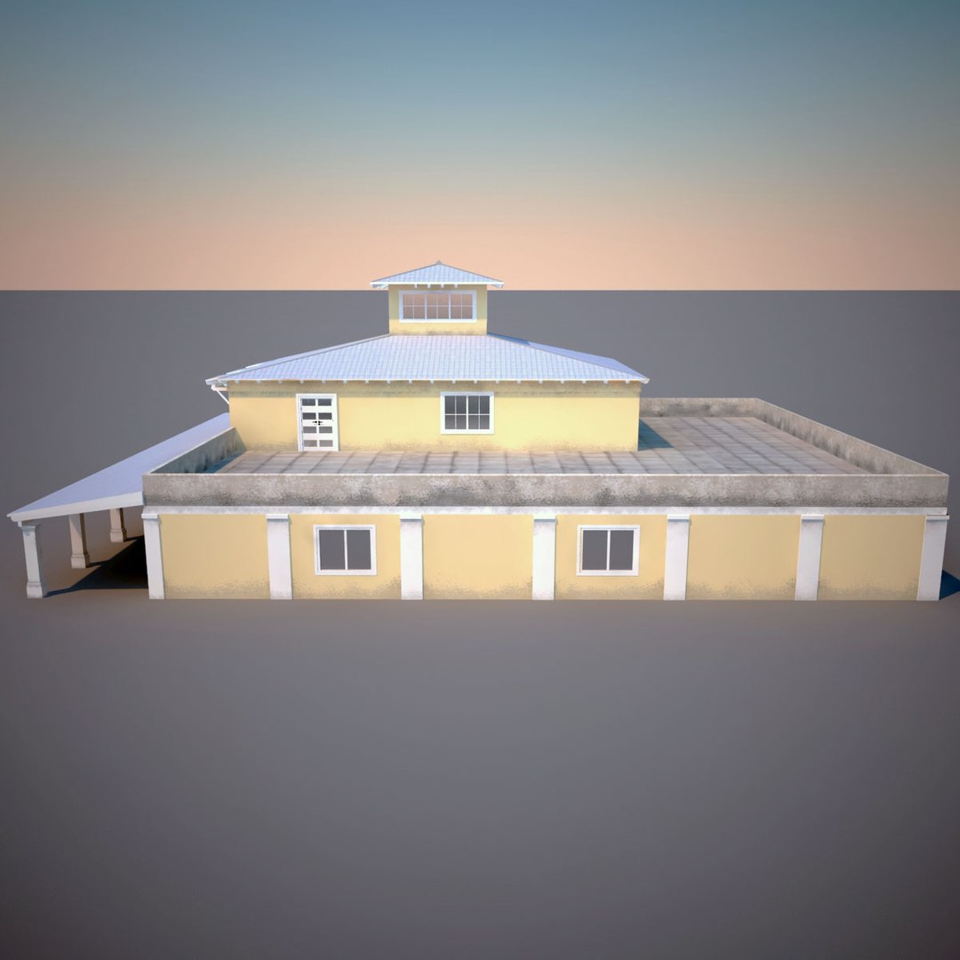 Realistic Police Dept Station 3d Max