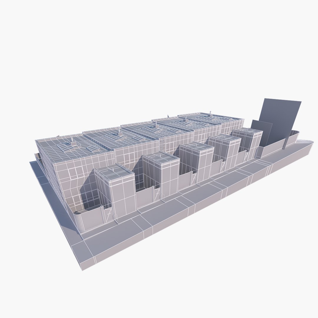 3d Model Modern Architecture Building