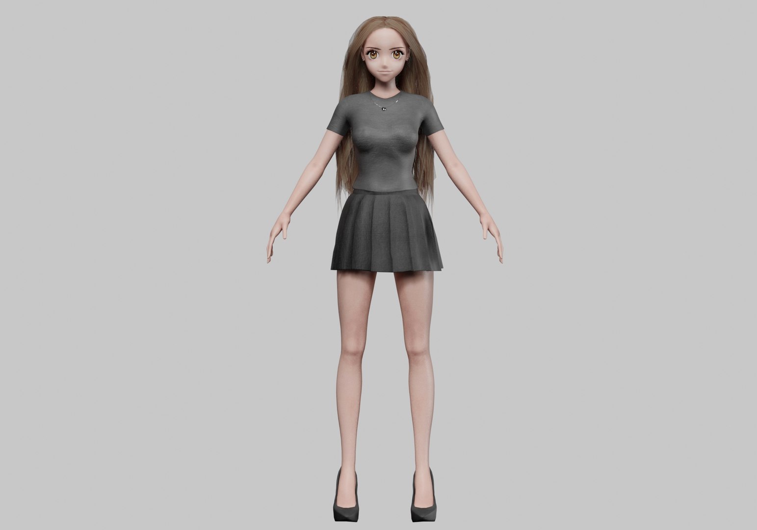 Beautiful Basic Girl V31406 3D Model - TurboSquid 2272344