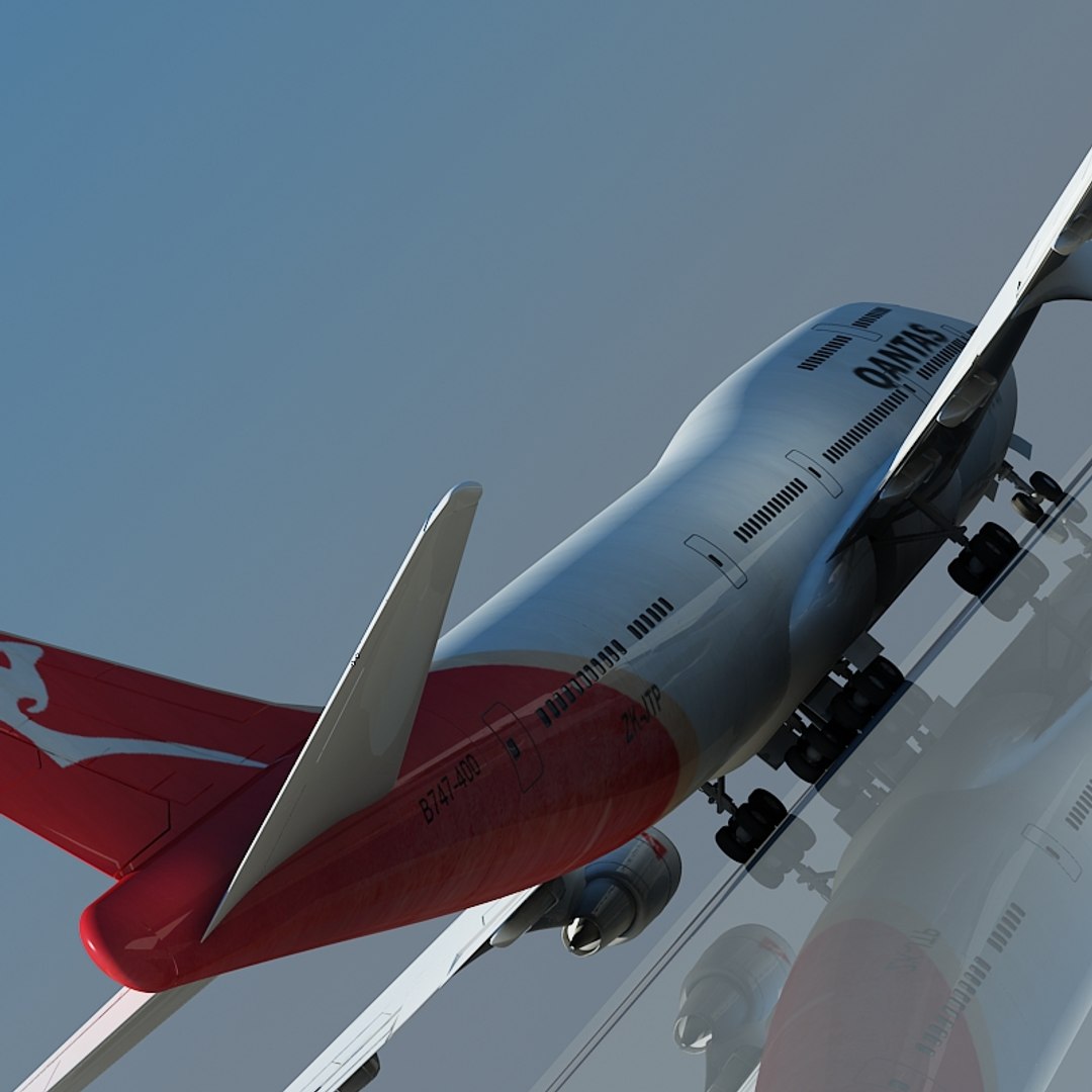 Boeing 747 Qantas Max