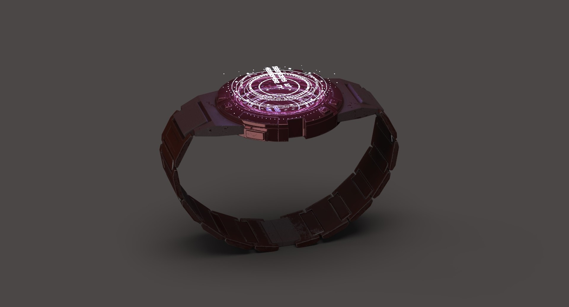 3D Sci Fi Hologram Watch Model - TurboSquid 1393416