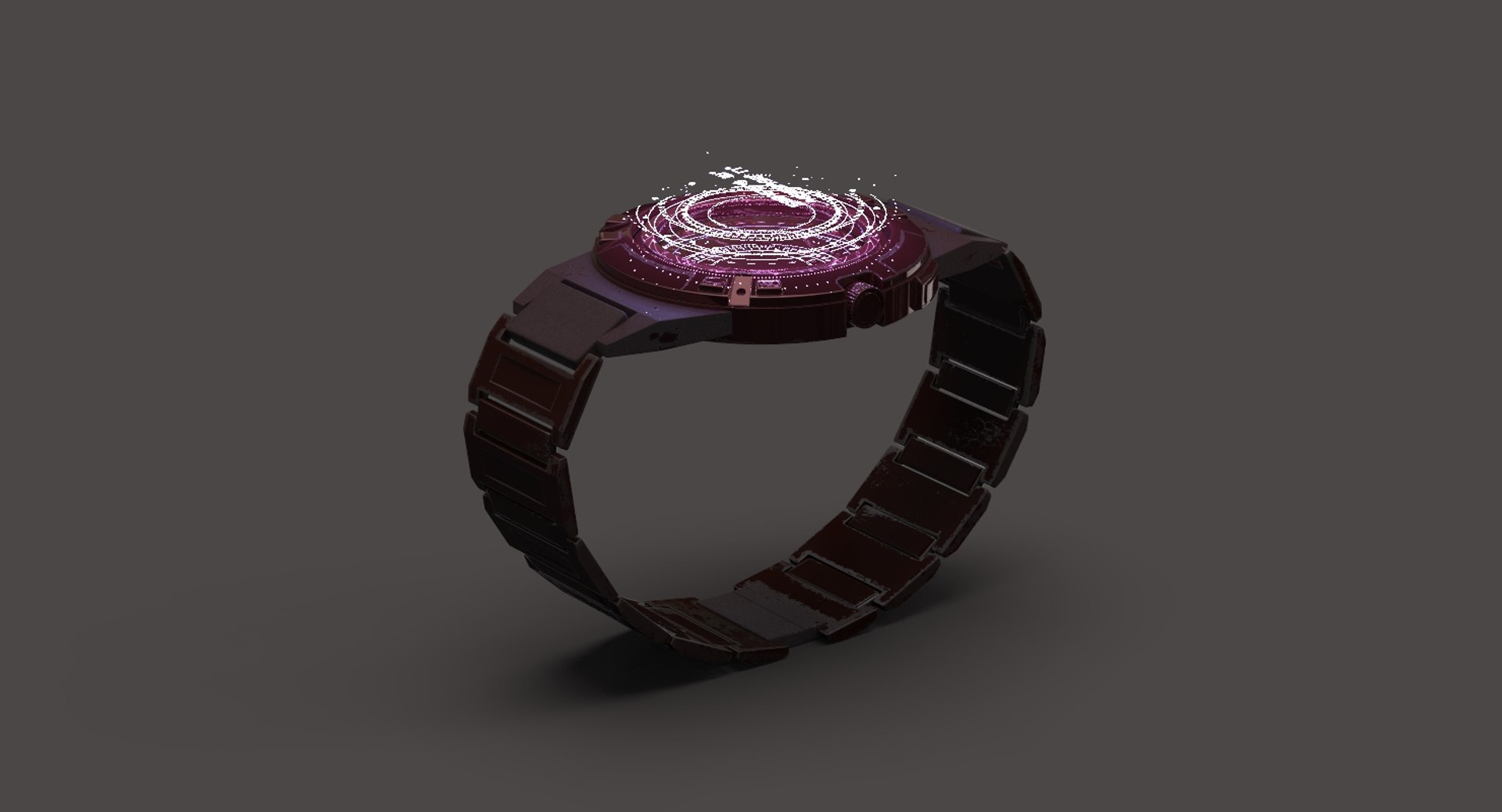 3D Sci Fi Hologram Watch Model - TurboSquid 1393416