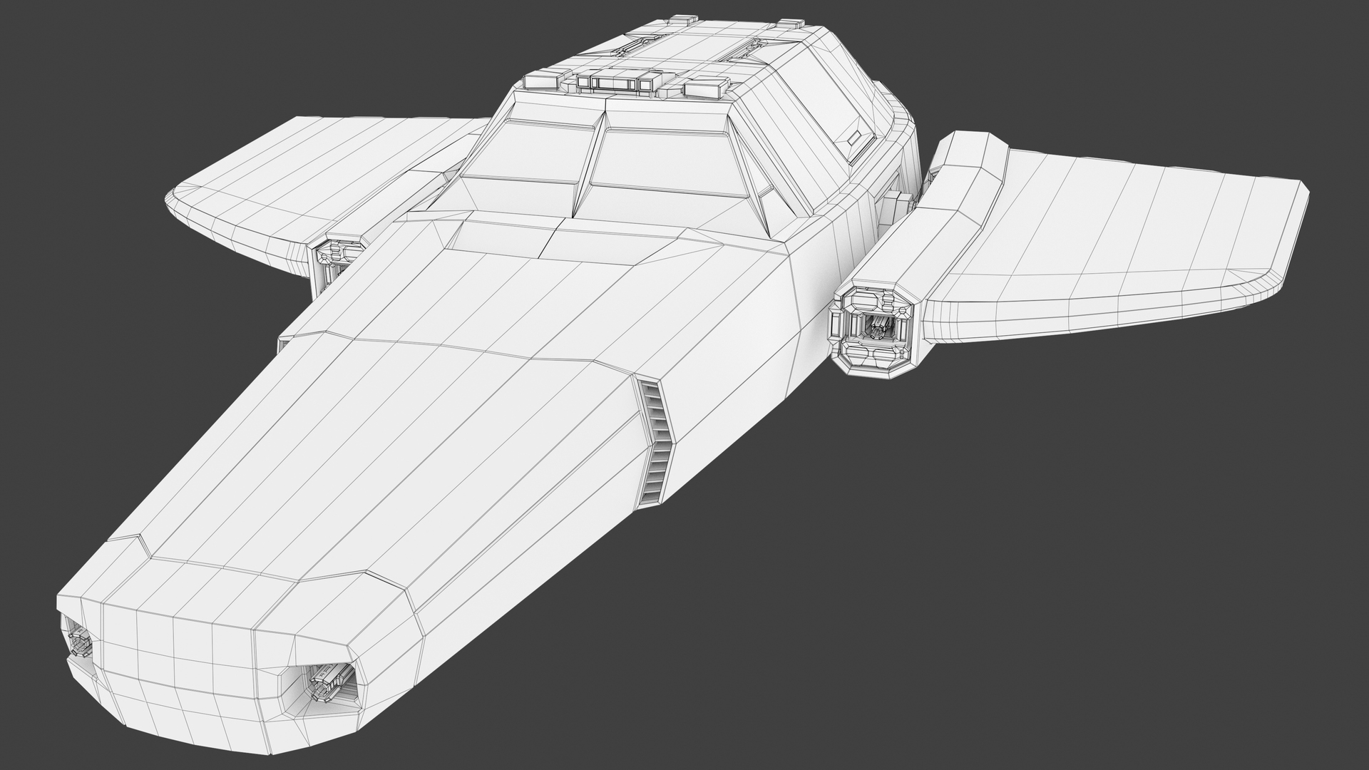 3D concept space fighter 001 model - TurboSquid 1574551