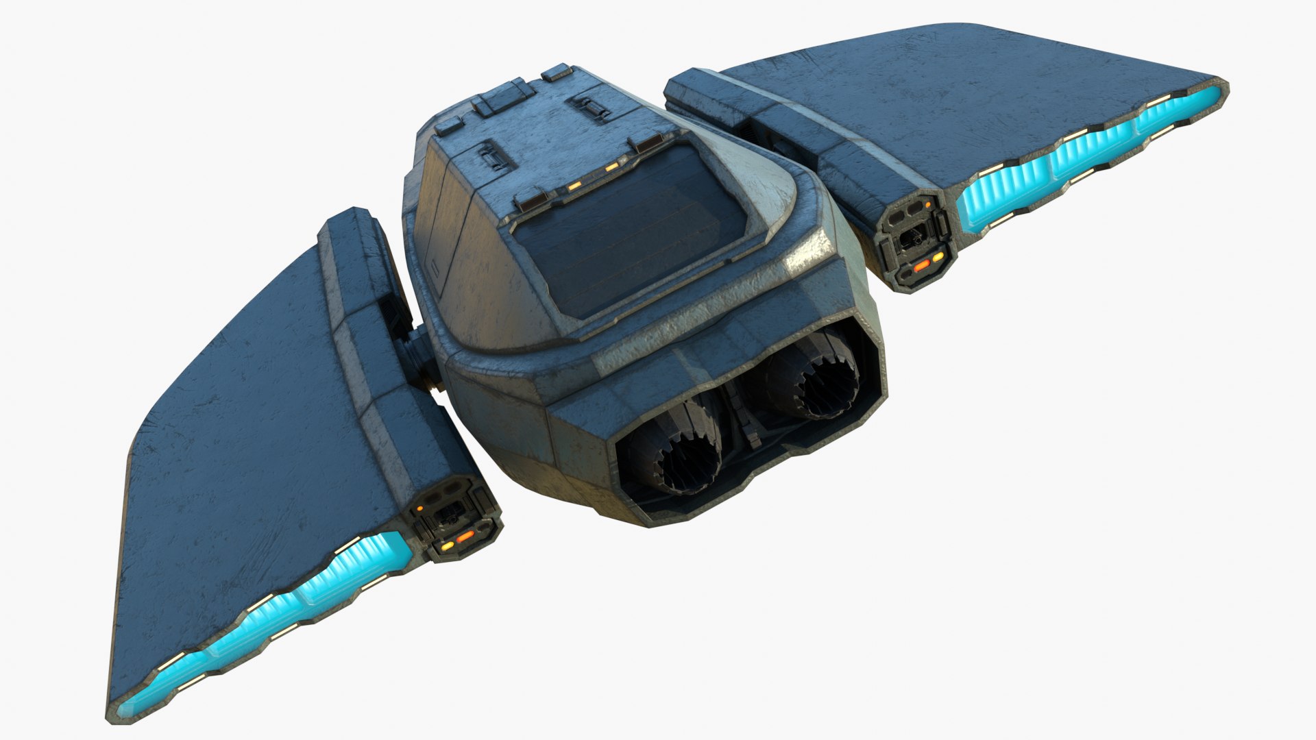 3D Concept Space Fighter 001 Model - TurboSquid 1574551