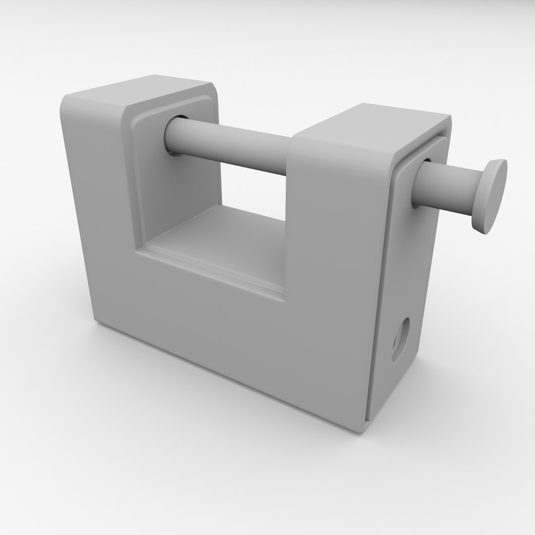 3d Model Padlock V2