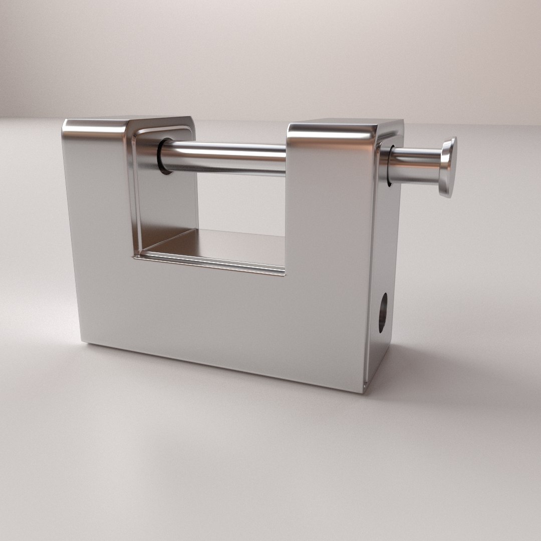 3d Model Padlock V2