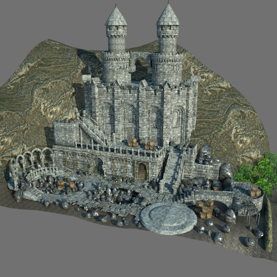 3d fantasy castle