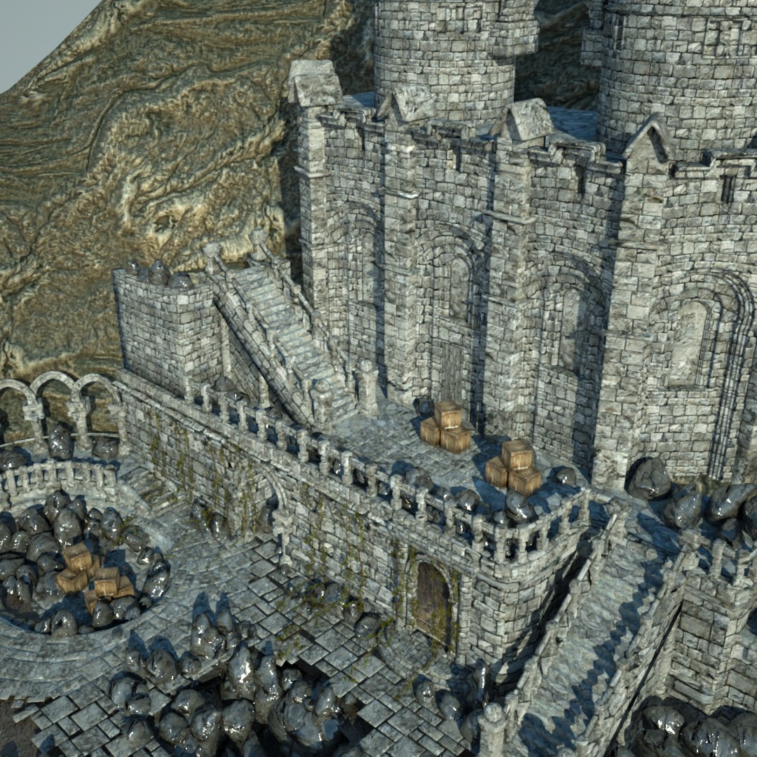 3d fantasy castle