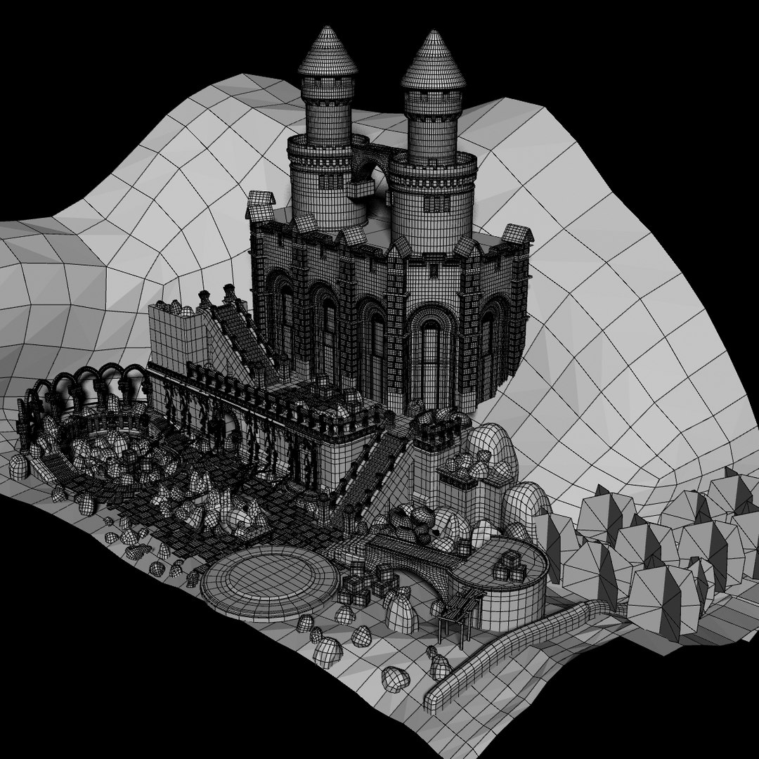 3d fantasy castle