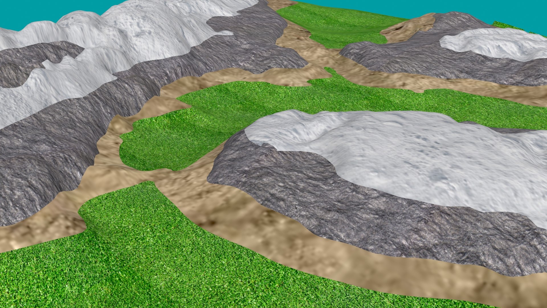 3d Landscape Land