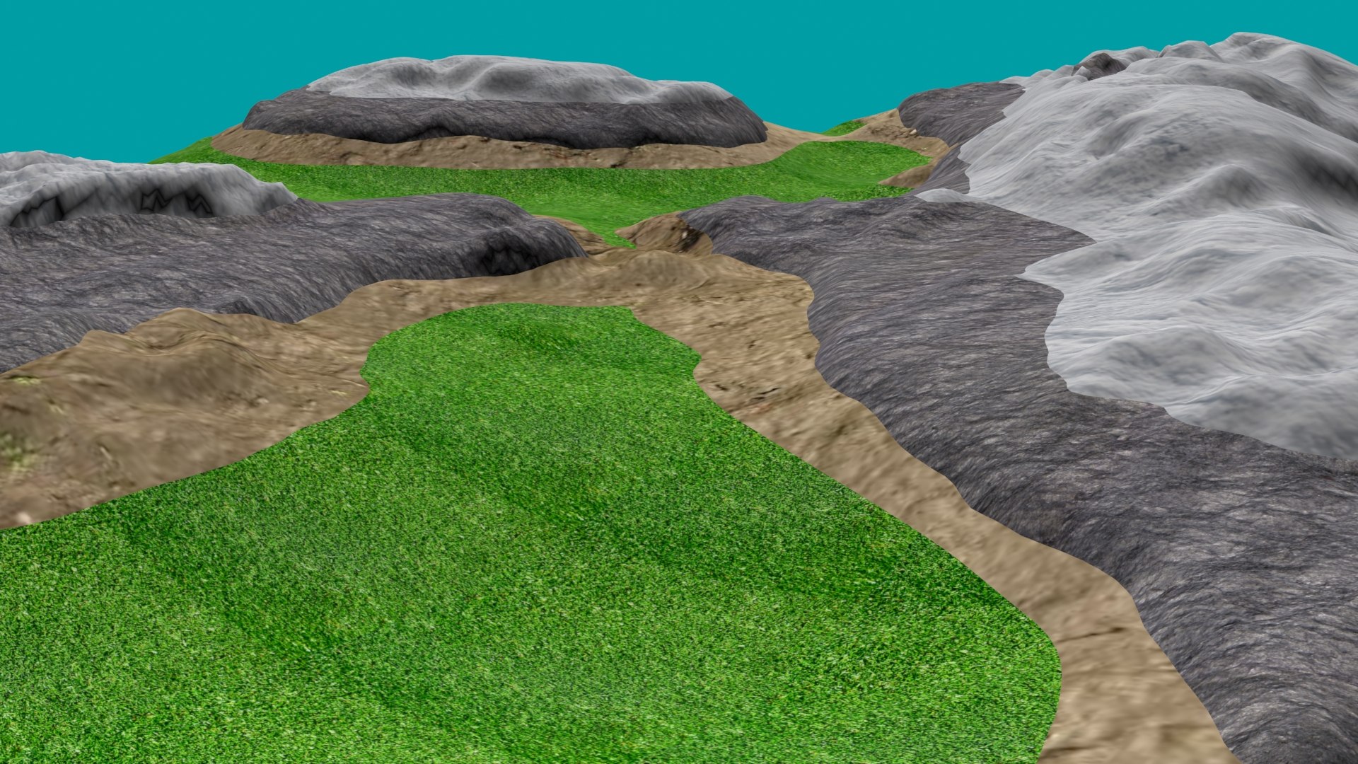 3d Landscape Land