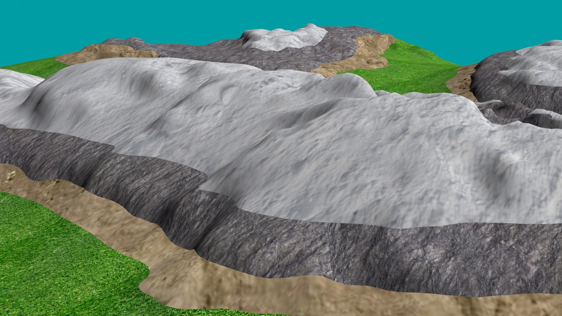 3d Landscape Land
