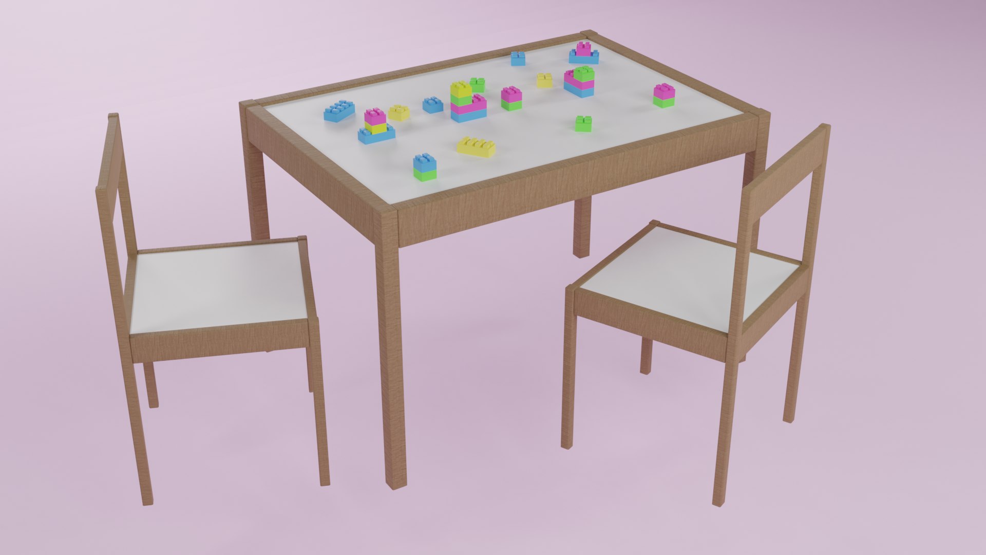 Children Table Model - TurboSquid 1871871