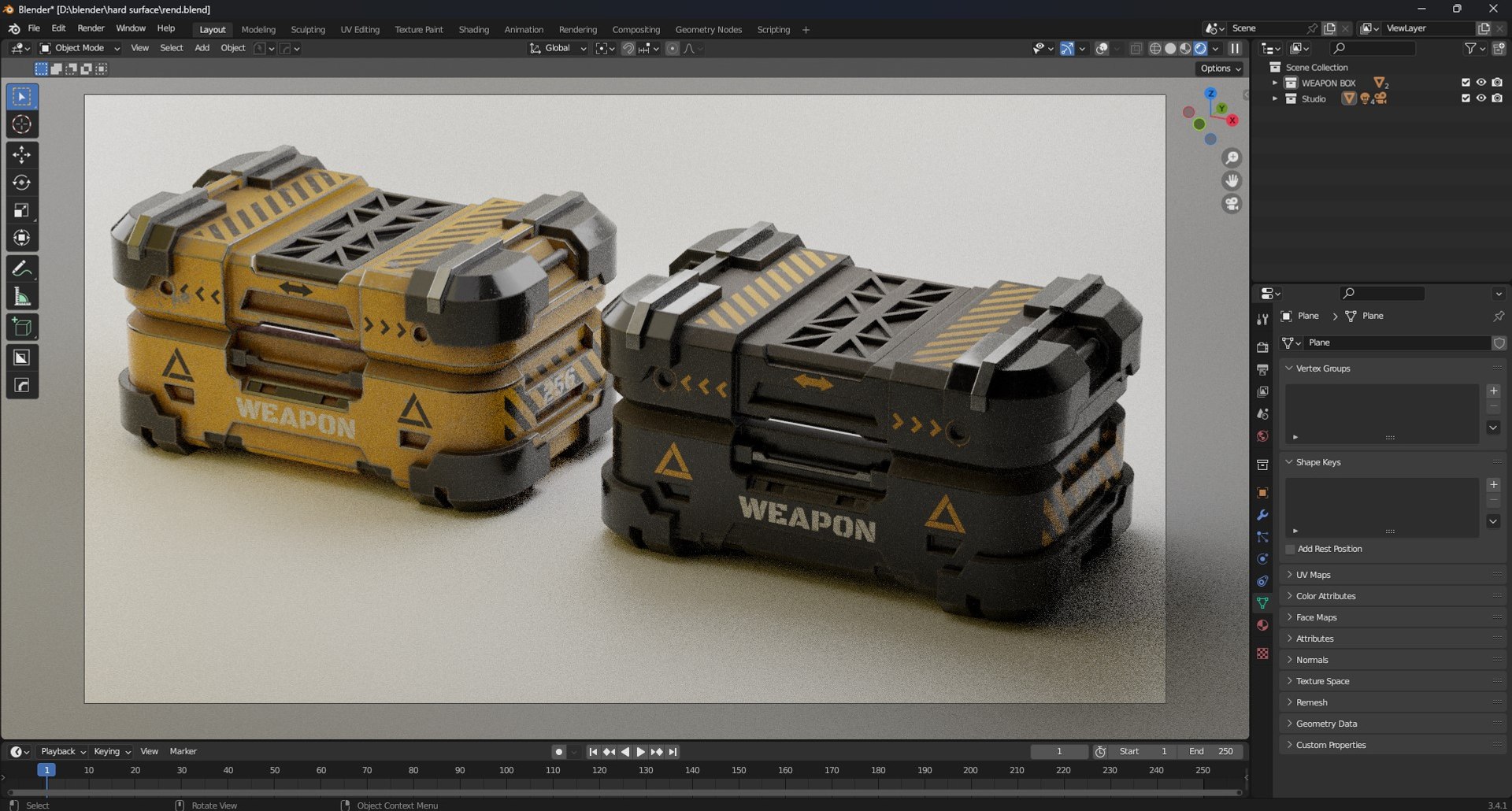 Weapon Box 3D model - TurboSquid 2047030