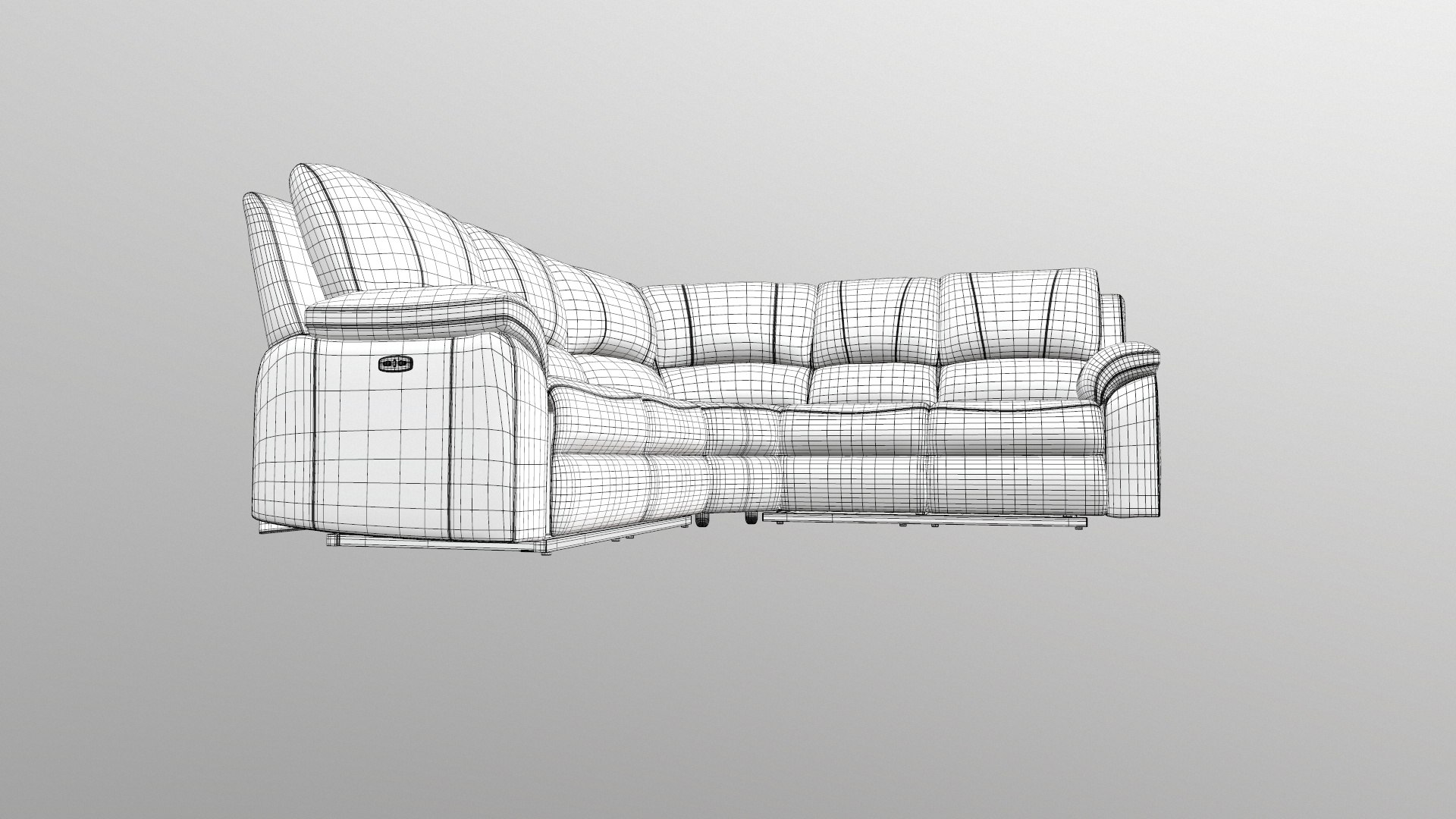 Sofa L shape 3D model - TurboSquid 1963804