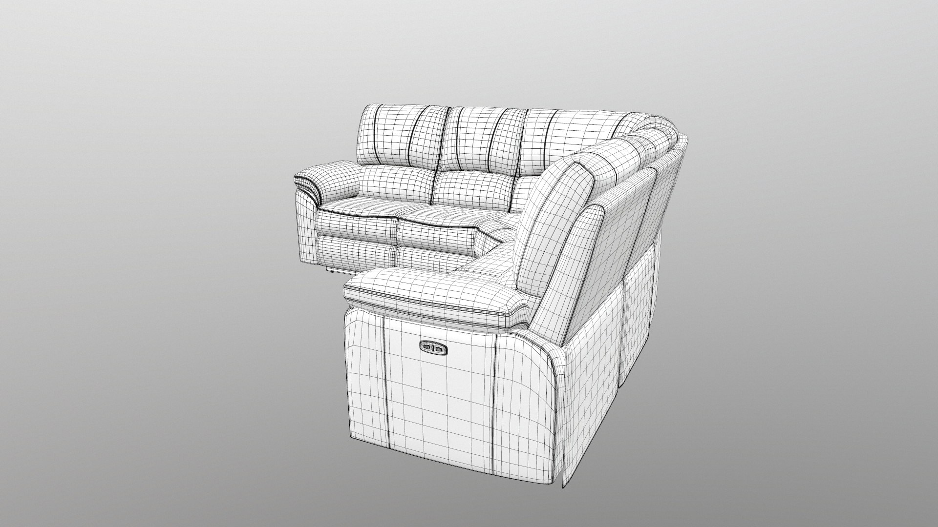 Sofa L shape 3D model - TurboSquid 1963804