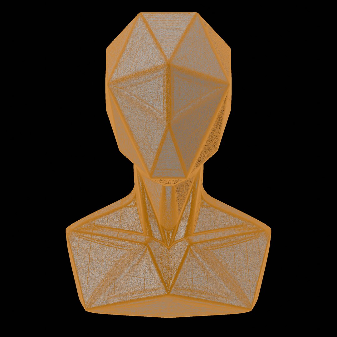 Geometric Human Bust 3D Print Model Art Sculpture Model - TurboSquid 2508994