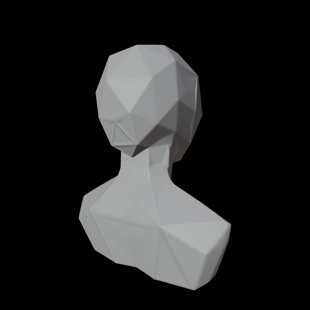 Geometric Human Bust 3D Print Model Art Sculpture Model - TurboSquid 2508994