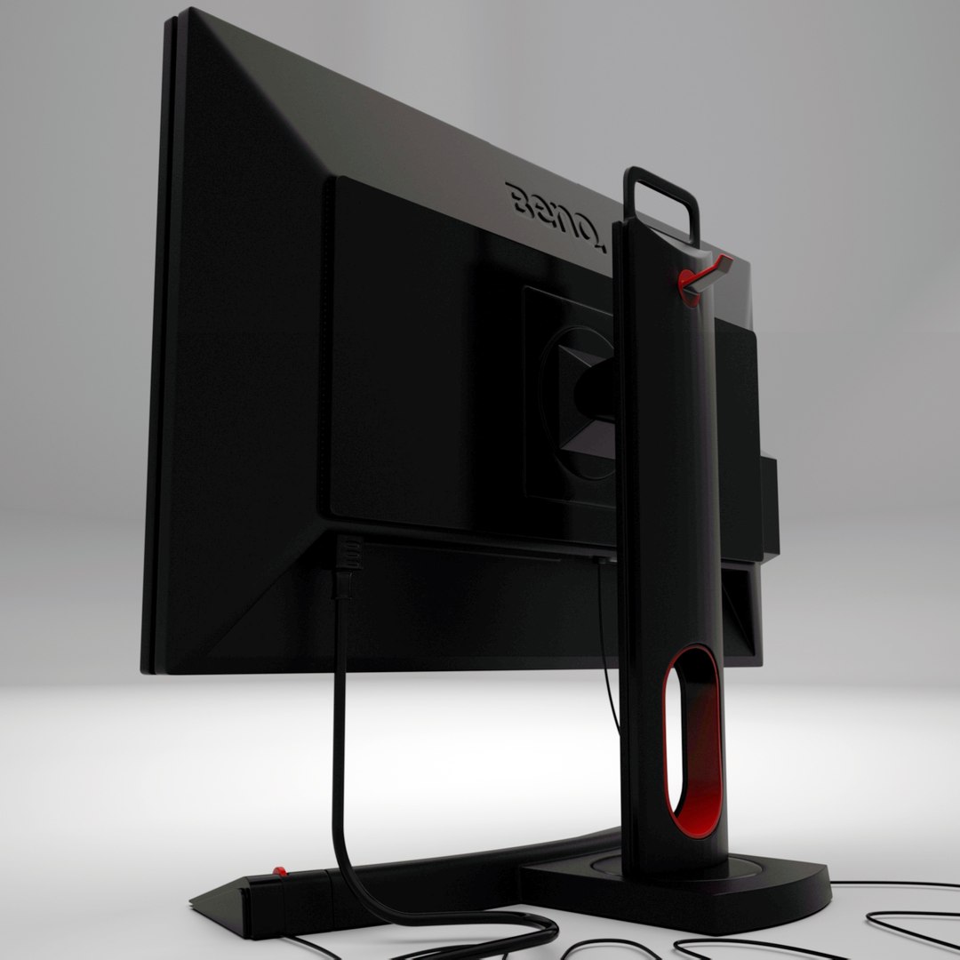 Benq Xl20t Monitor 3d Model