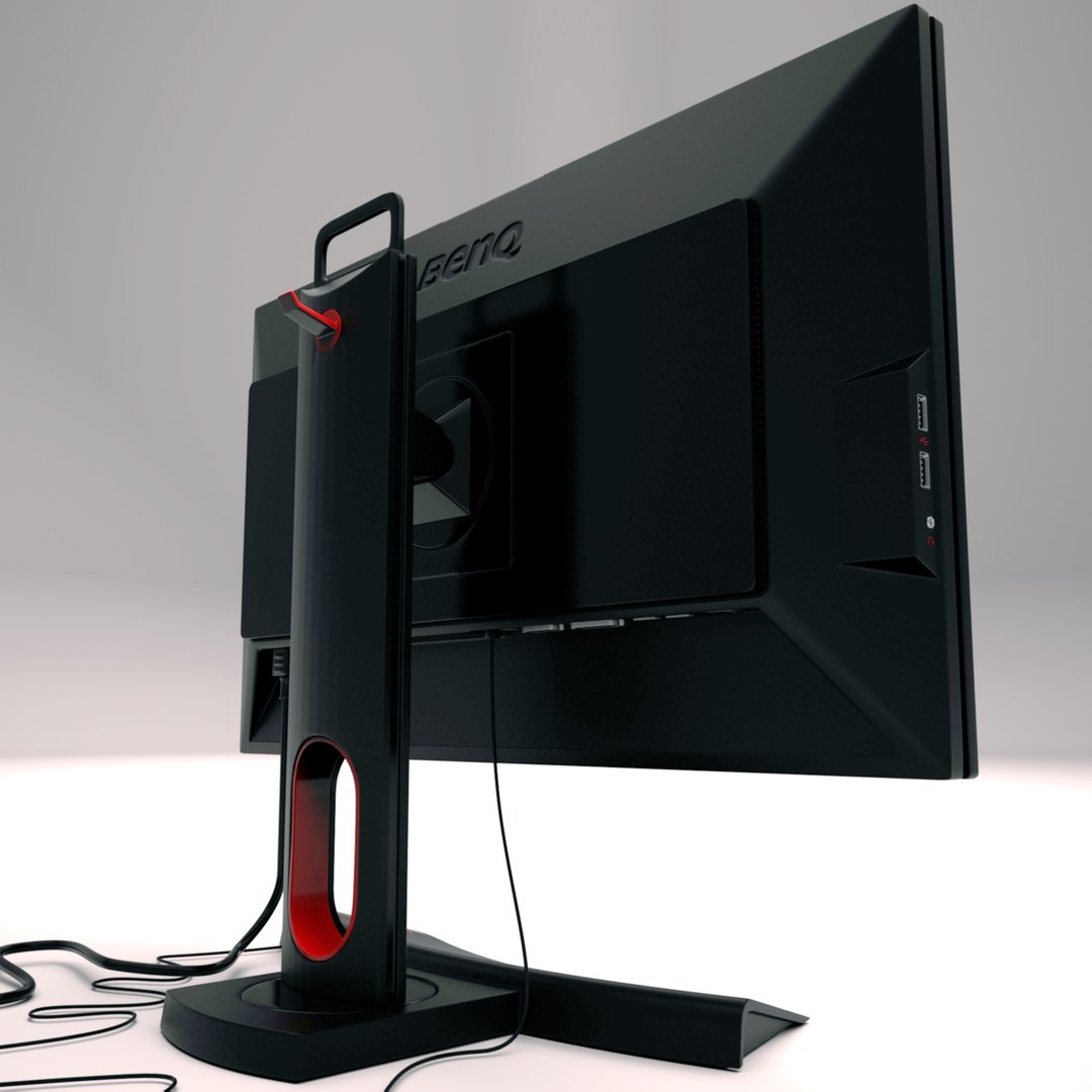 Benq Xl20t Monitor 3d Model