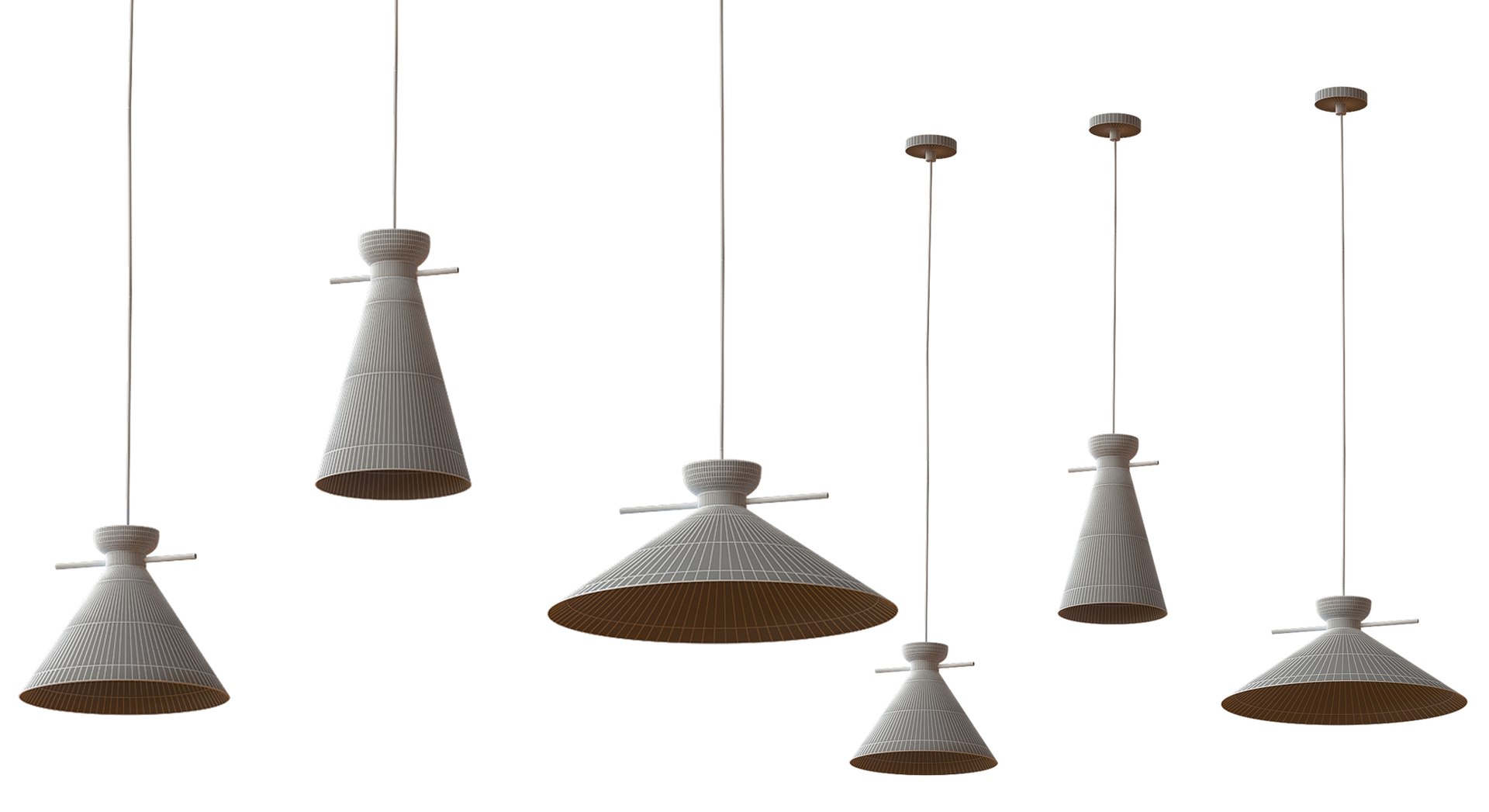 Pendant Lamp Midj JAPAN S 3D Model - TurboSquid 2135896