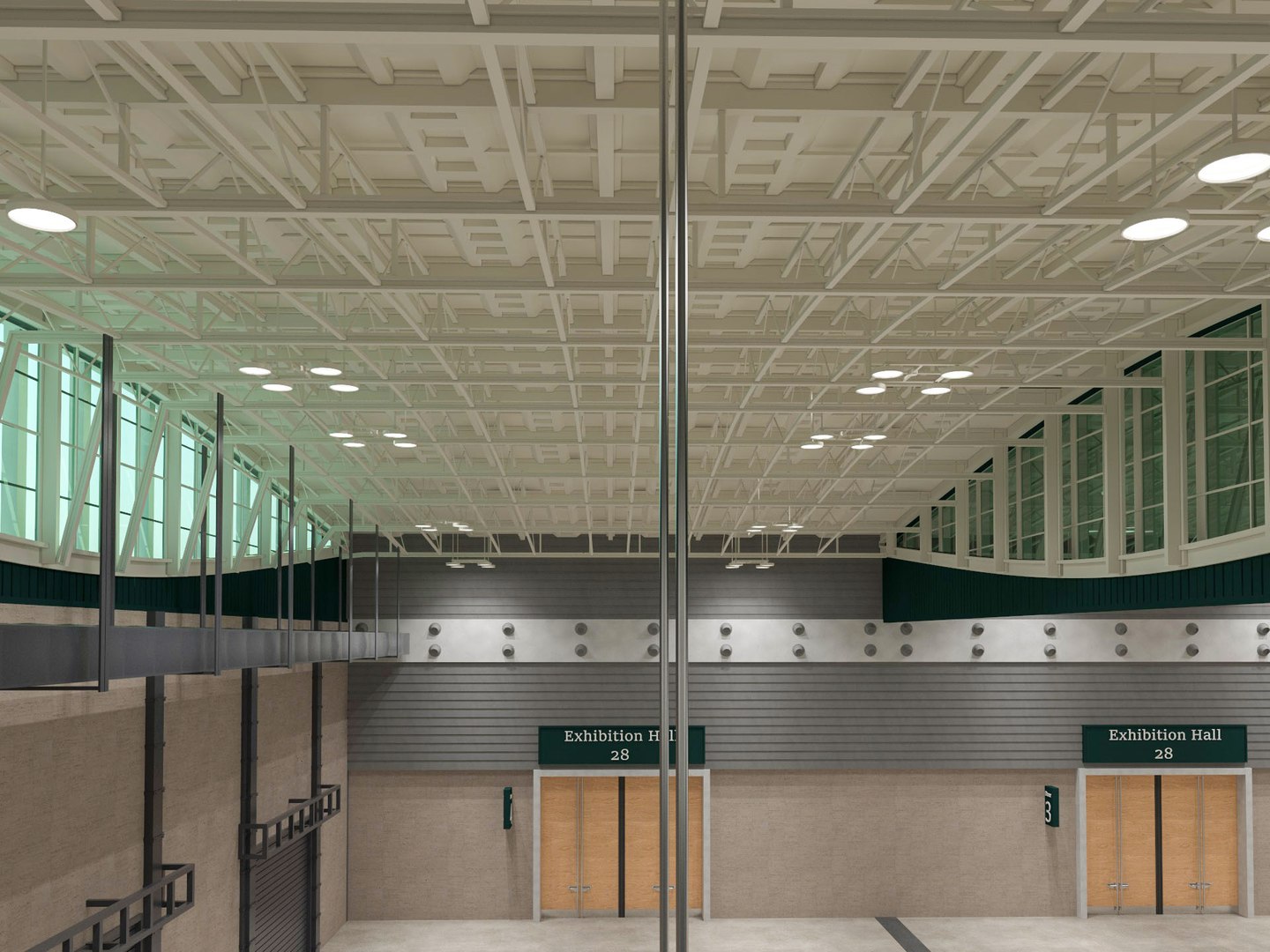 Exhibition Hall 28 3D - TurboSquid 2079679