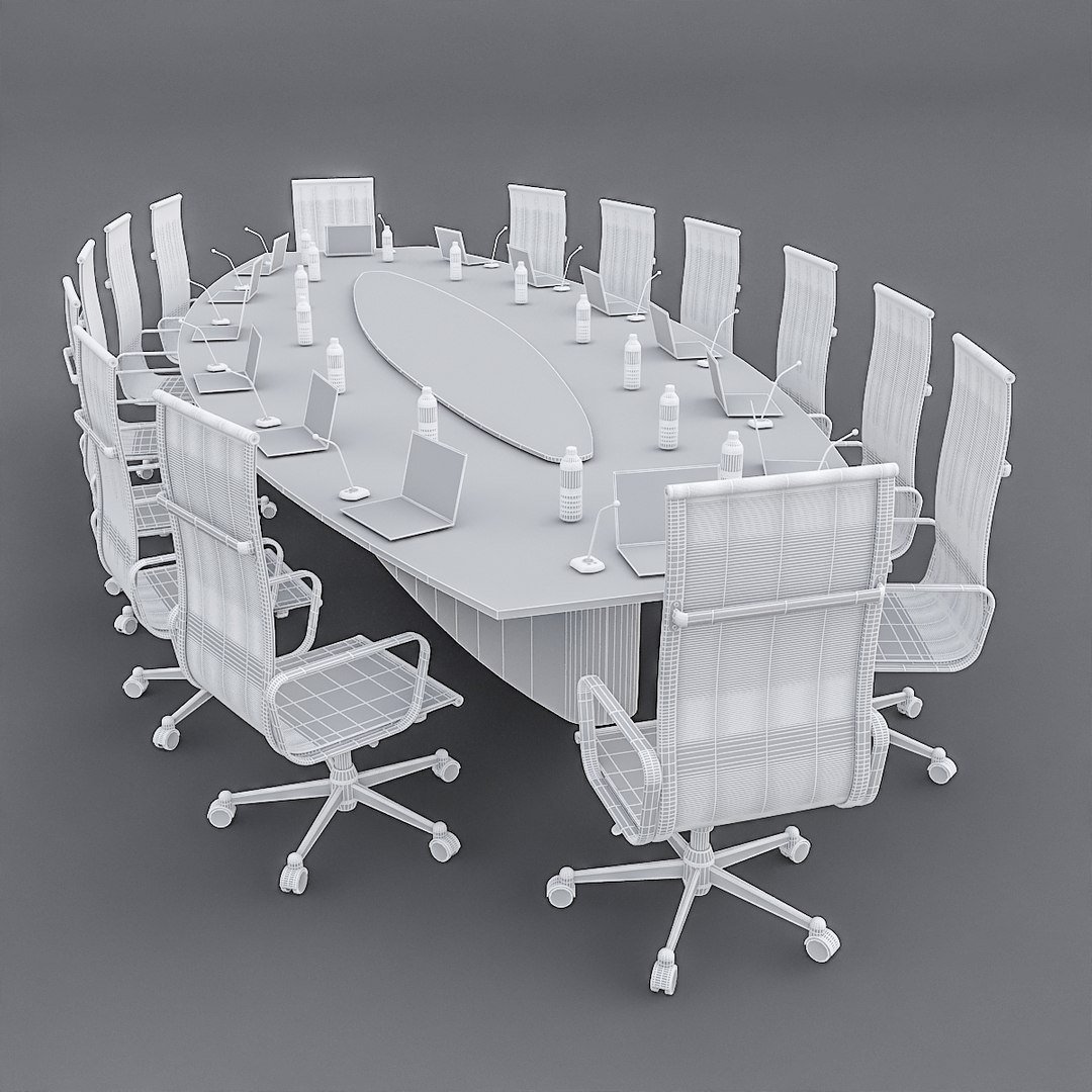 3D Model Meeting Table 01 - TurboSquid 1548549