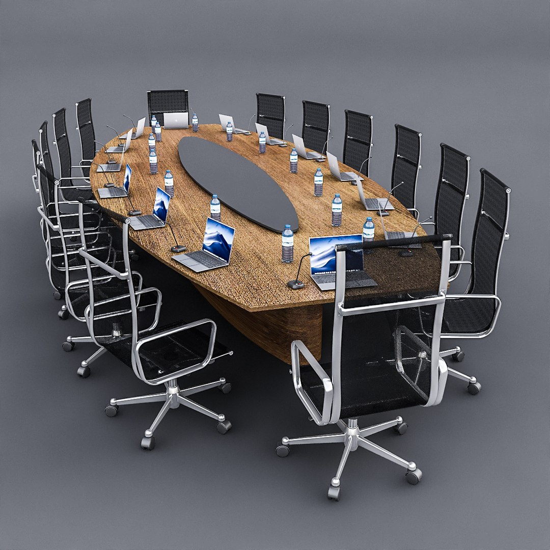 3D Model Meeting Table 01 - TurboSquid 1548549