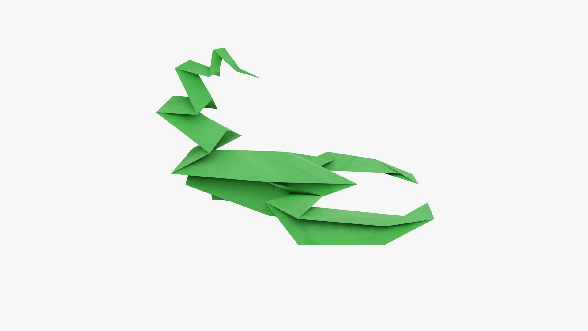 3D Model Origami Scorpion - TurboSquid 2012451