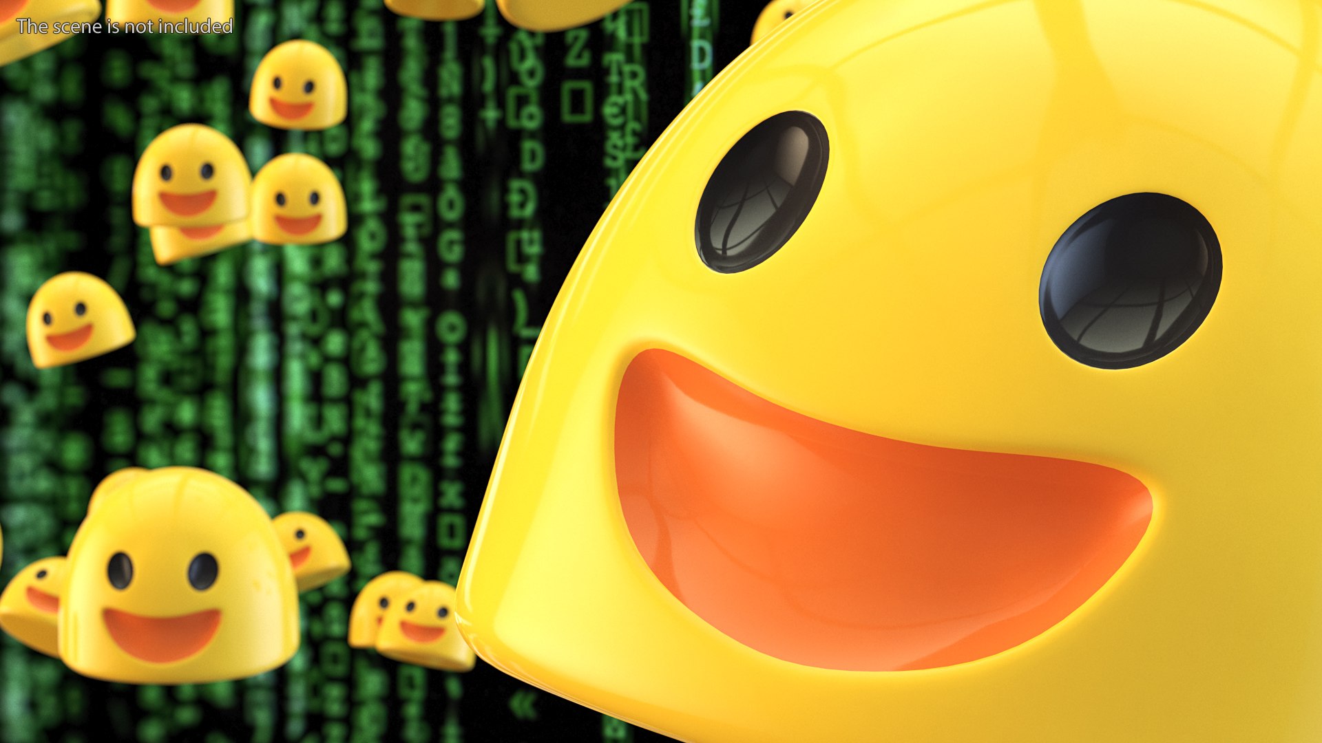 3D Happy Face Android Emoji Model - TurboSquid 1823748