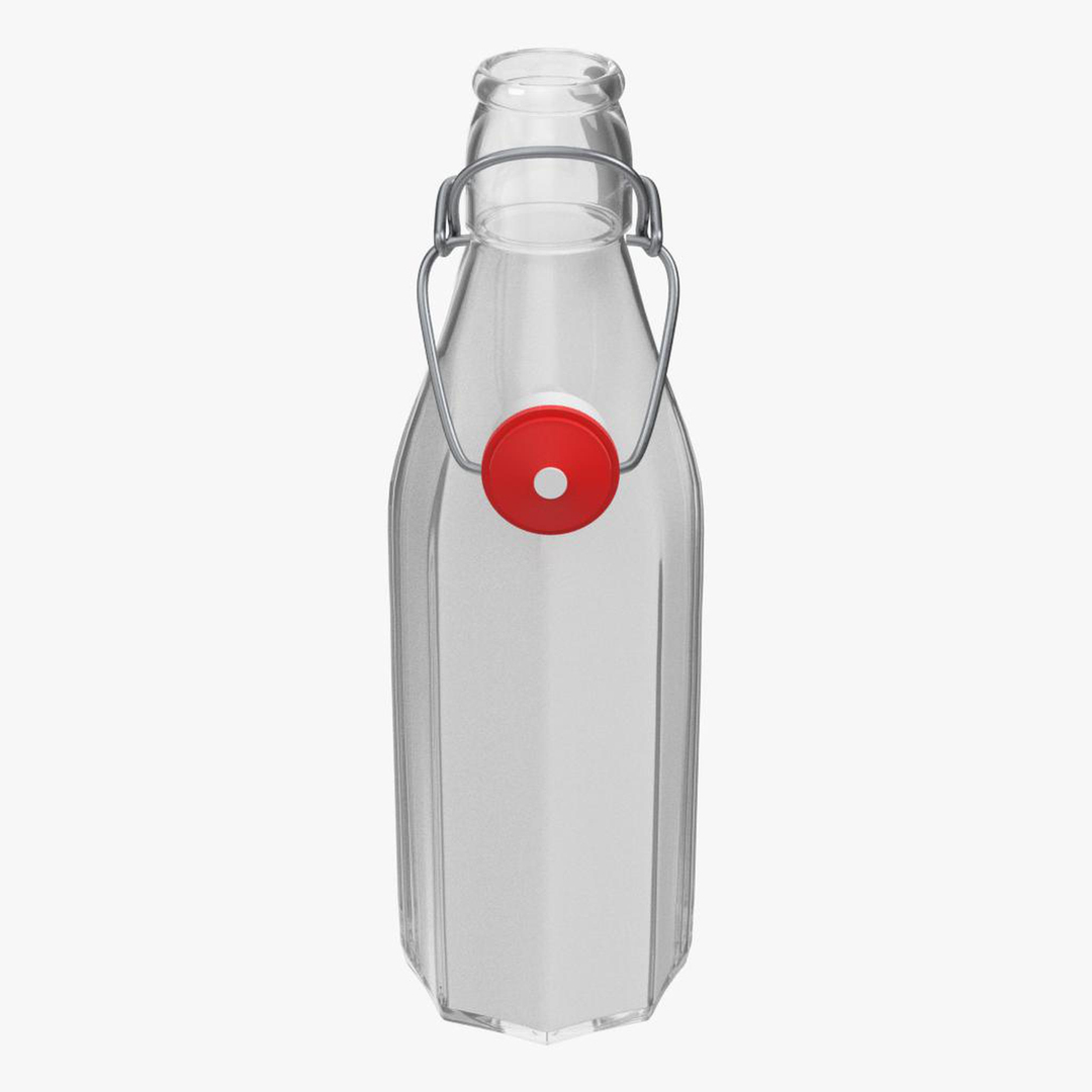 3D milk bottle bracket closure model - TurboSquid 1584248